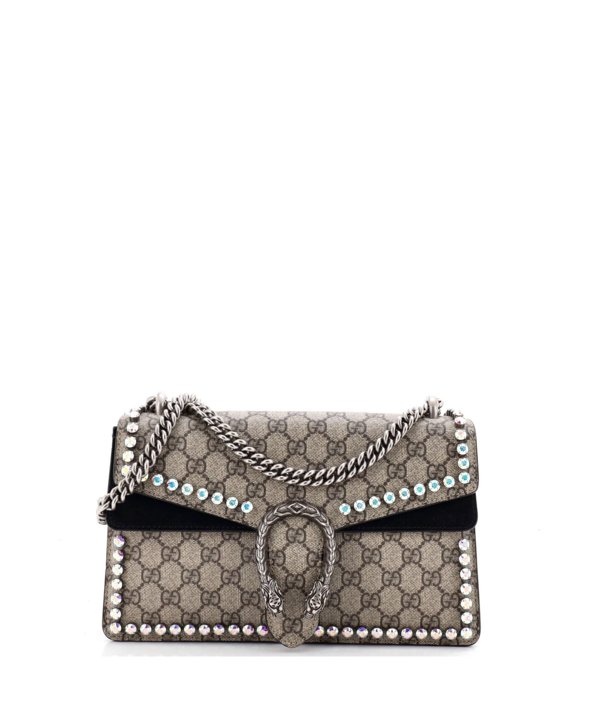 Click here for Pre-Owned Gucci Medium Dionysus Bag Crystal Embell... prices