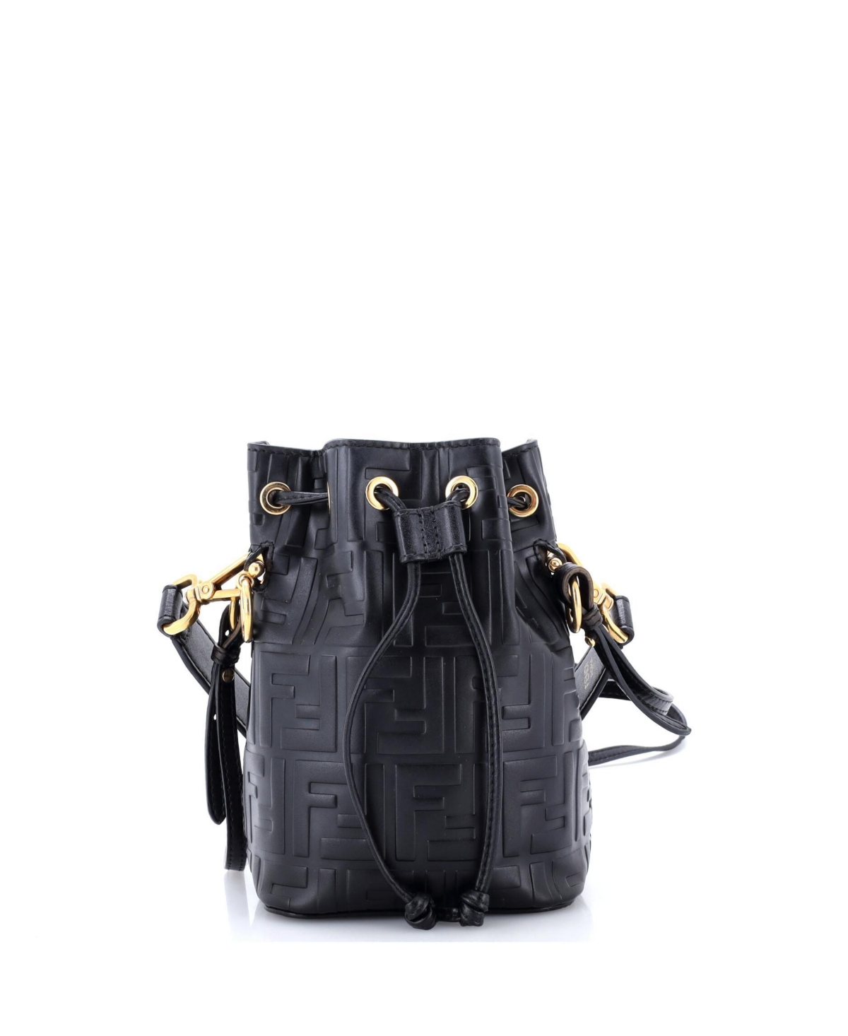 Click here for Pre-Owned Fendi Mini Mon Tresor Bucket Bag Zucca E... prices