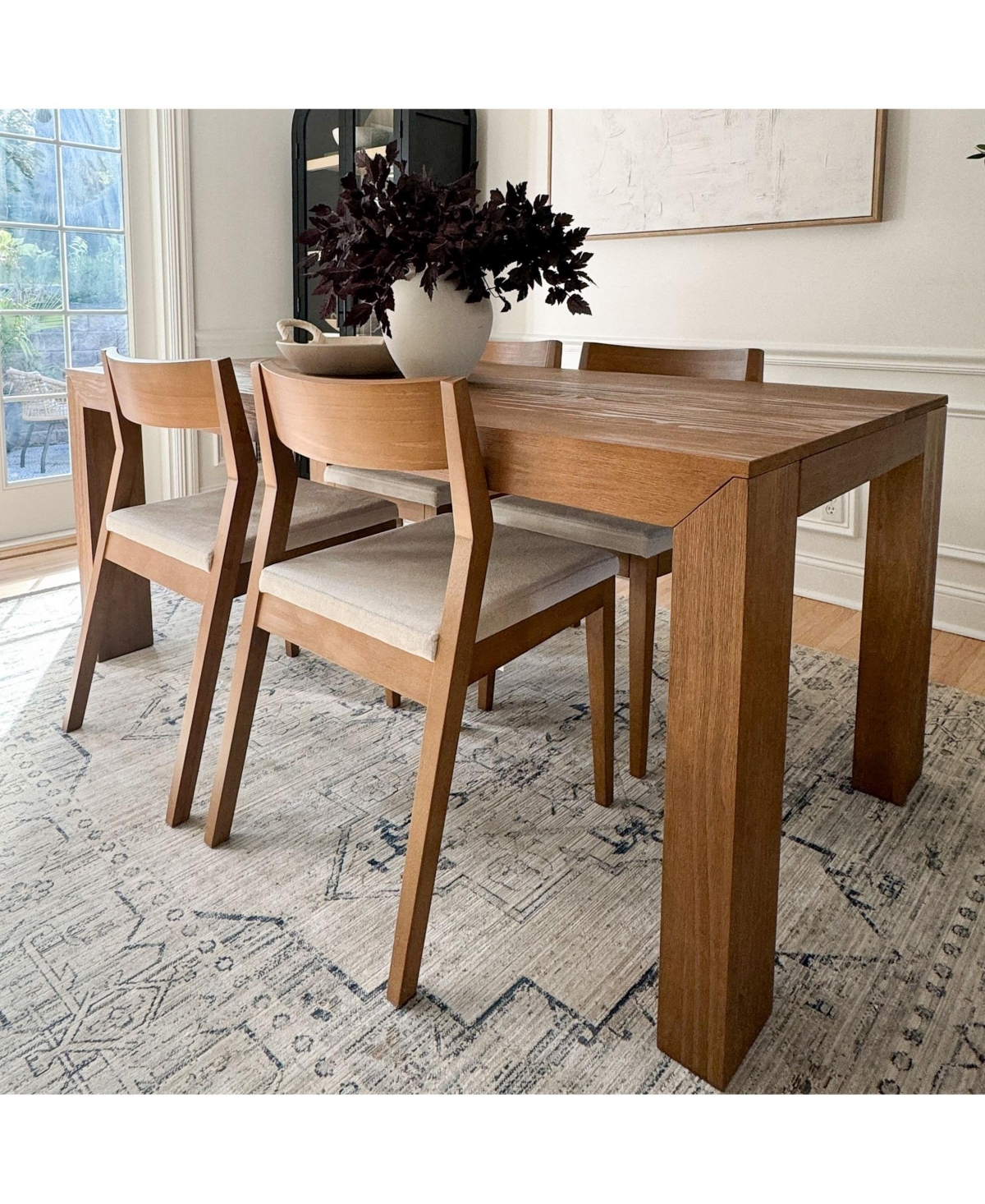 Click here for Plank+Beam 72 Modern Dining Table for 6  Solid Woo... prices