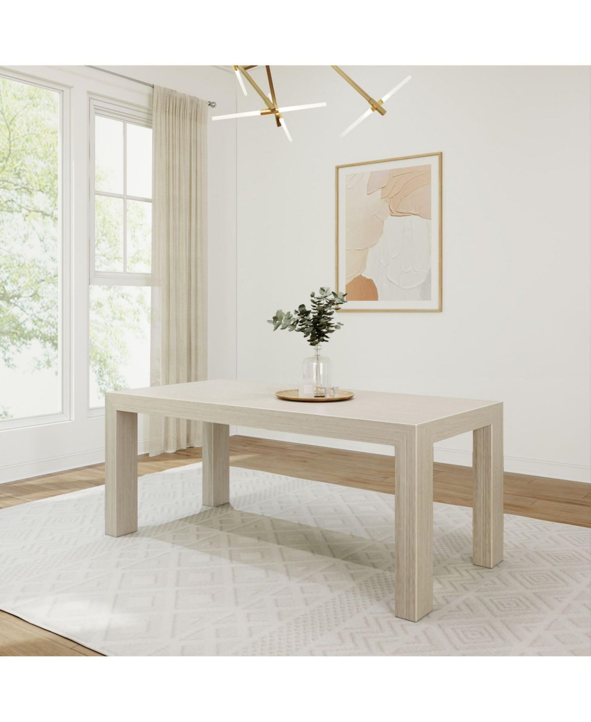 Click here for Plank+Beam 72 Modern Dining Table for 6  Solid Woo... prices