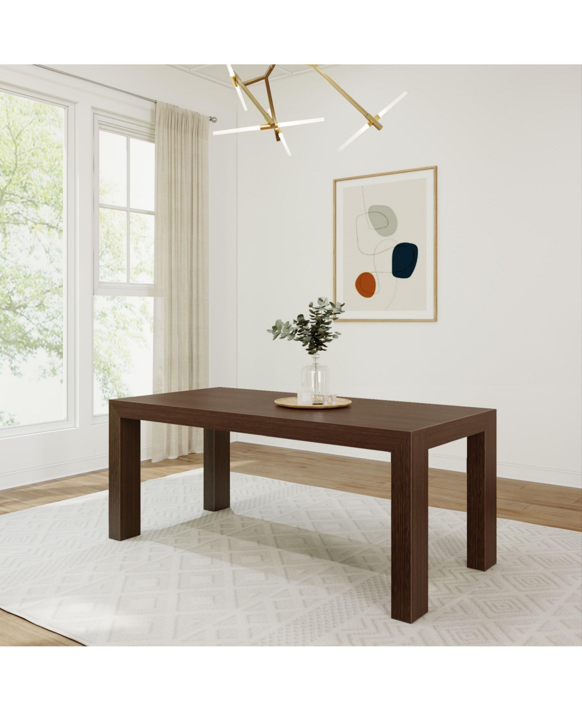 Click here for Plank+Beam 72 Modern Dining Table for 6  Solid Woo... prices