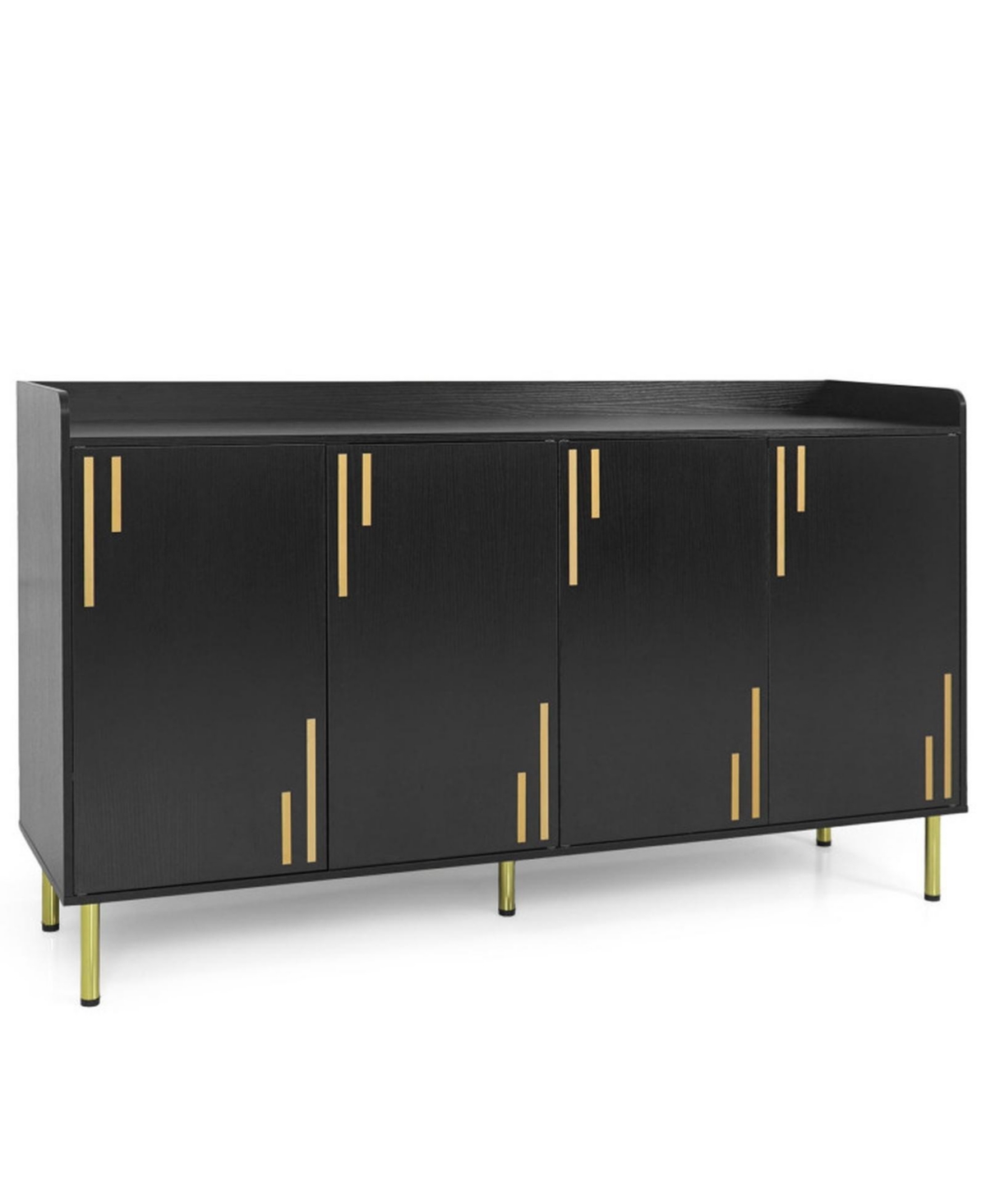Click here for Sugift 55 Inch Buffet Cabinet with 4 Doors and 5 M... prices
