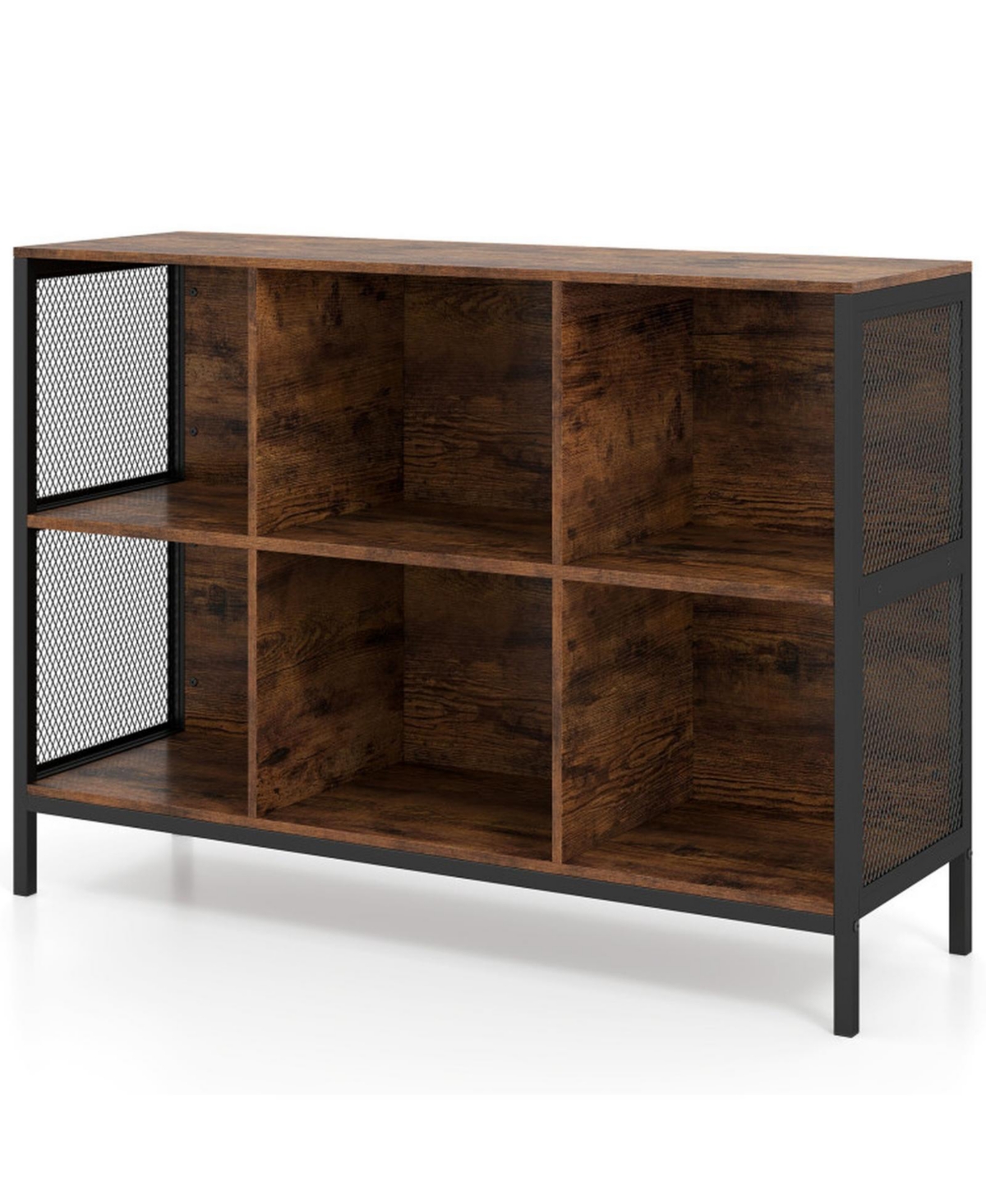 Click here for Sugift 6 Cube 42 Inch Wide Horizontal Bookcase wit... prices
