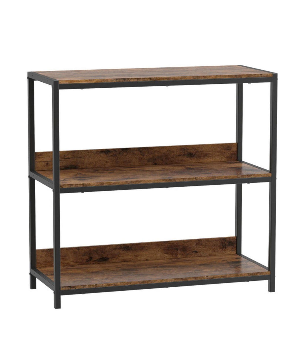 Click here for Sugift 3-Tier Industrial Bookshelf with Wooden She... prices