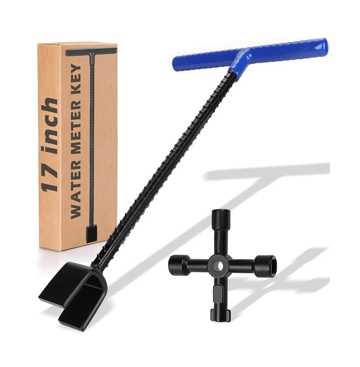 Click here for Xdovet Water Meter Key 4-Way Shut Off Wrench T-Han... prices