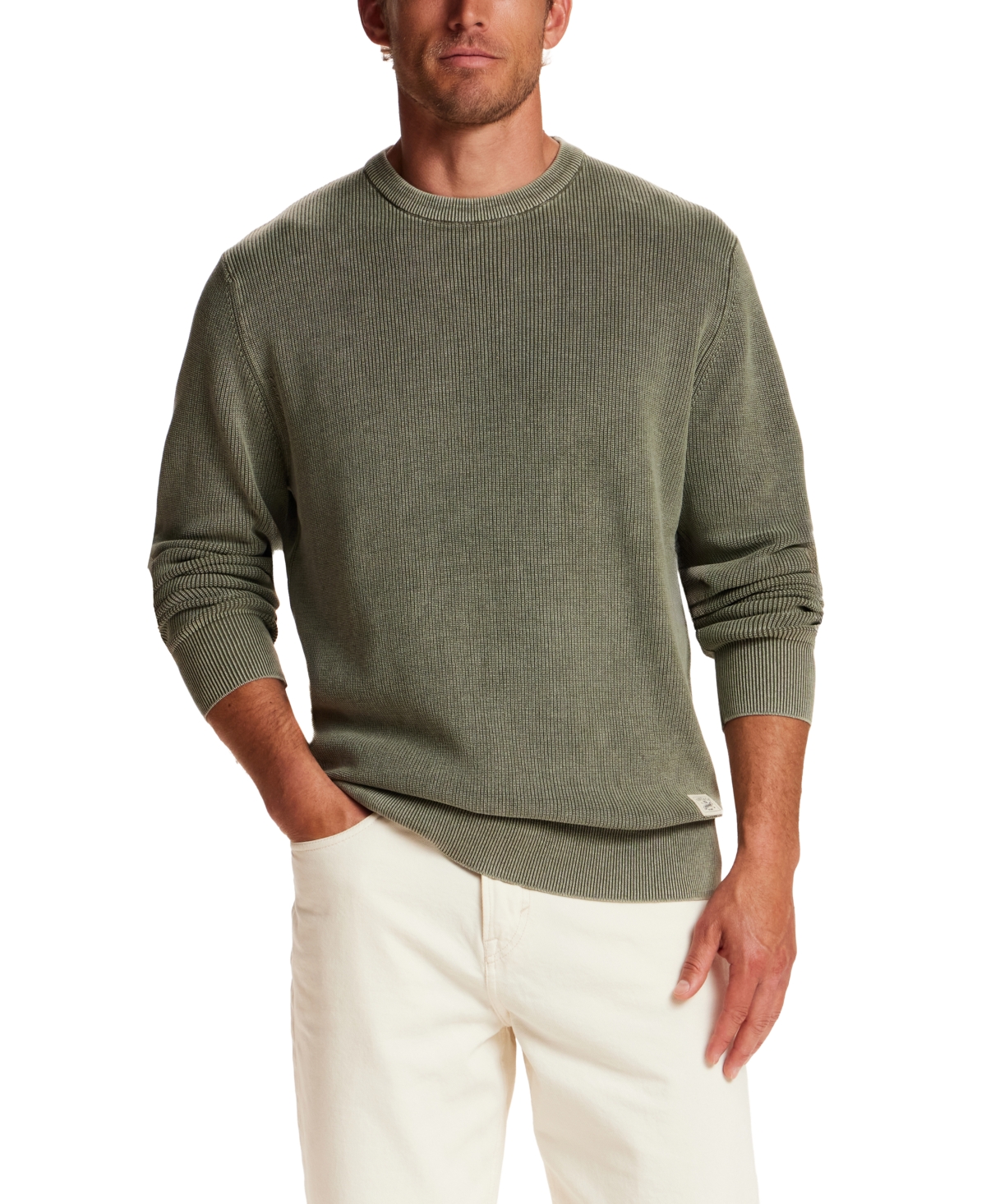 Click here for Weatherproof Vintage Mens Rib Knit Stonewash Sweat... prices