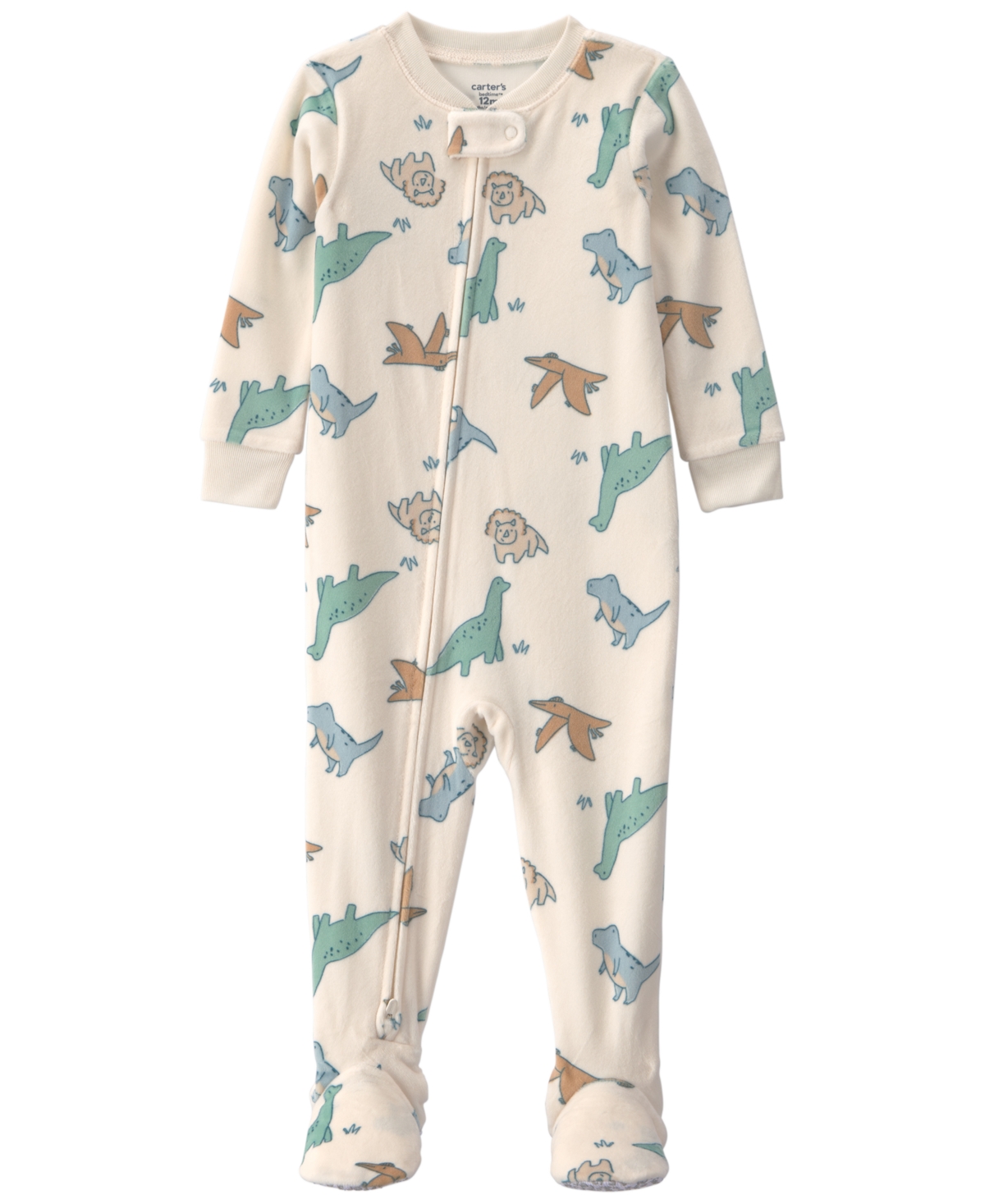 Click here for Carters Baby Boys Dino 2-Way Zip Dream Plush Snug-... prices