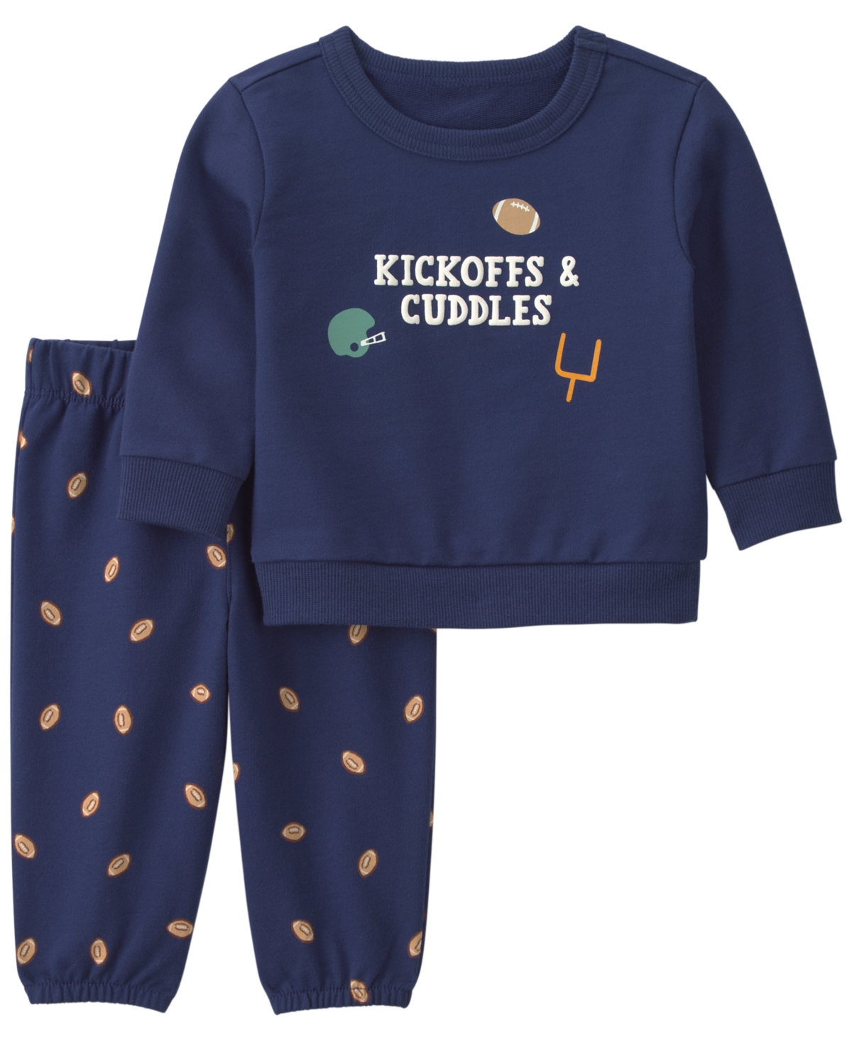 Click here for Carters Baby Boys Football Graphic French Terry Sw... prices