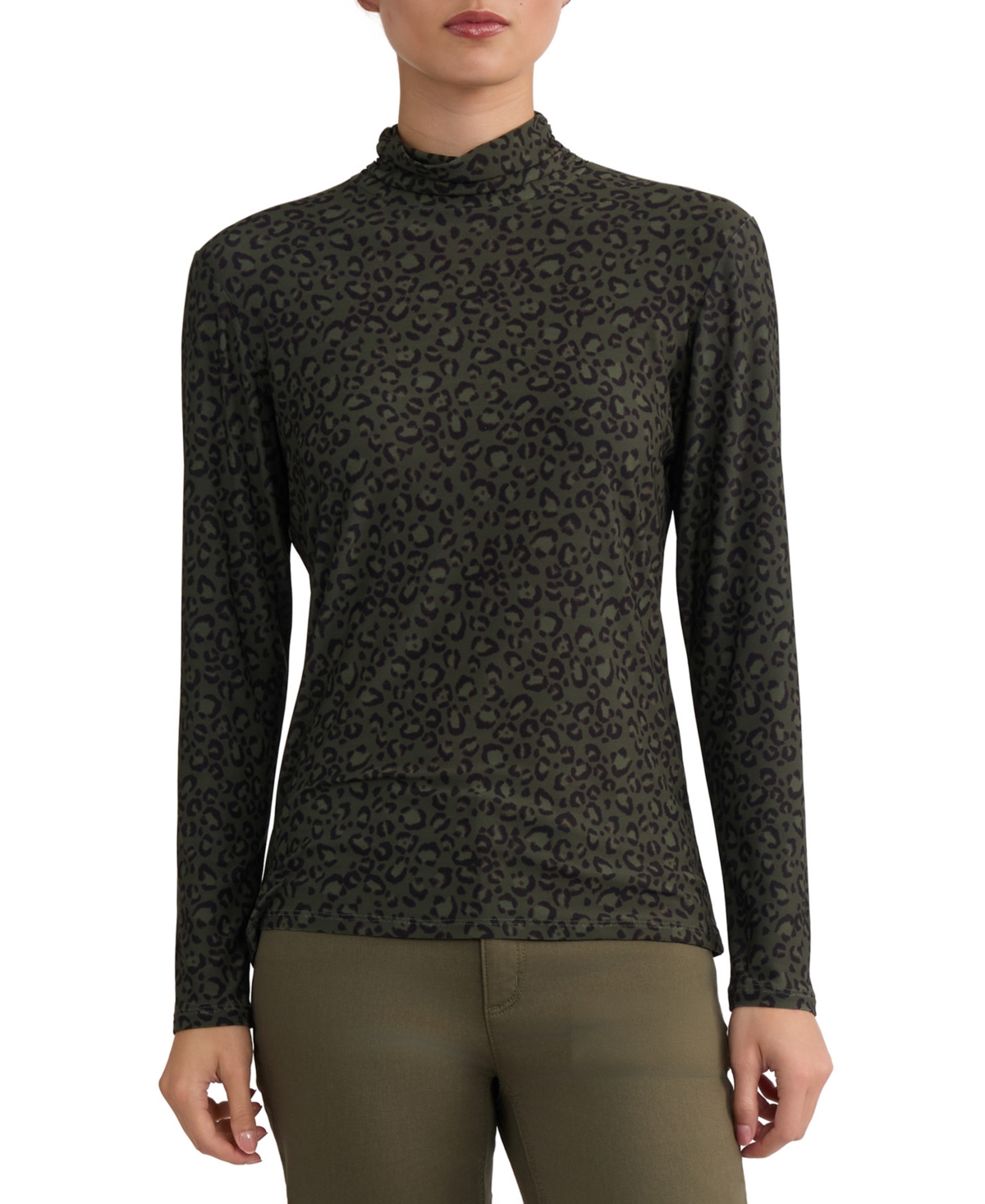 Click here for Jones New York Womens Printed Long-Sleeve Turtlene... prices