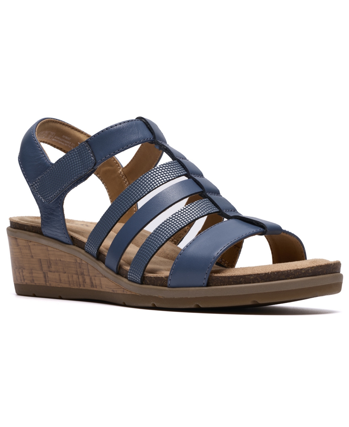 Click here for Clarks Womens Kacha Step Wedge Sandals - Denim Blu... prices