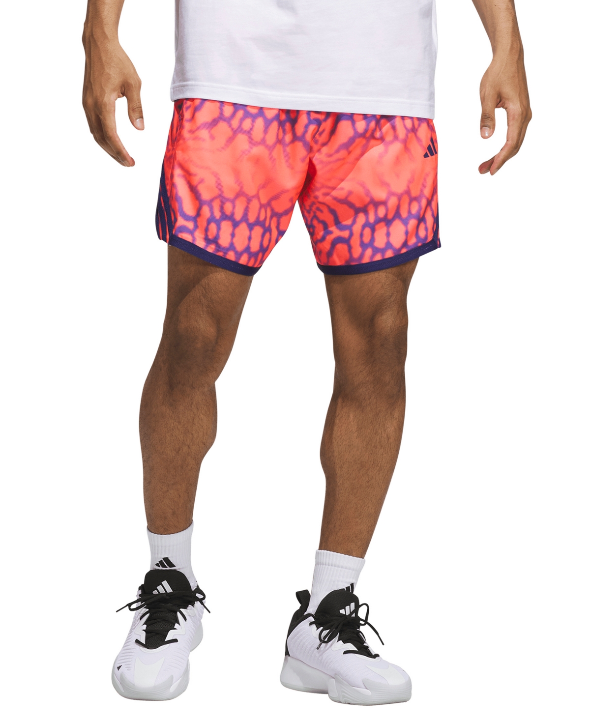 Click here for adidas Mens Crazylite Graphic Shorts - Solar Turbo prices