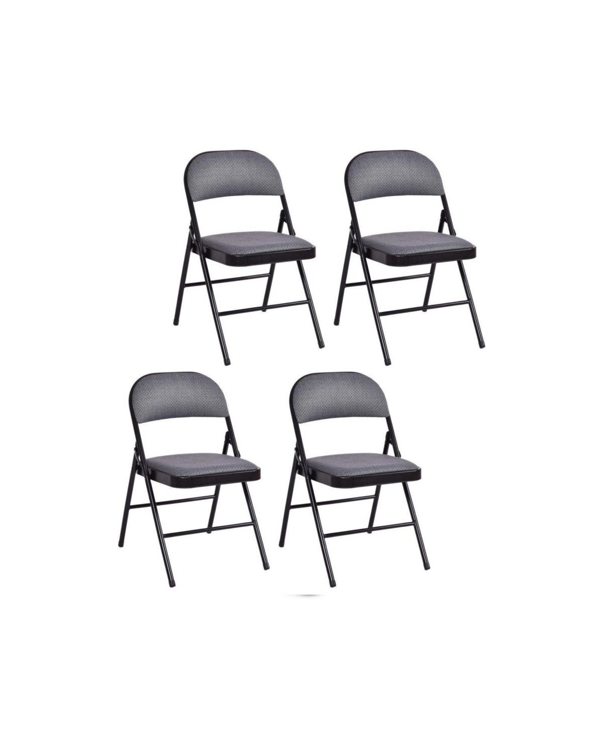 Click here for Sugift 4-Piece Fabric Upholstered Padded Seat Fold... prices