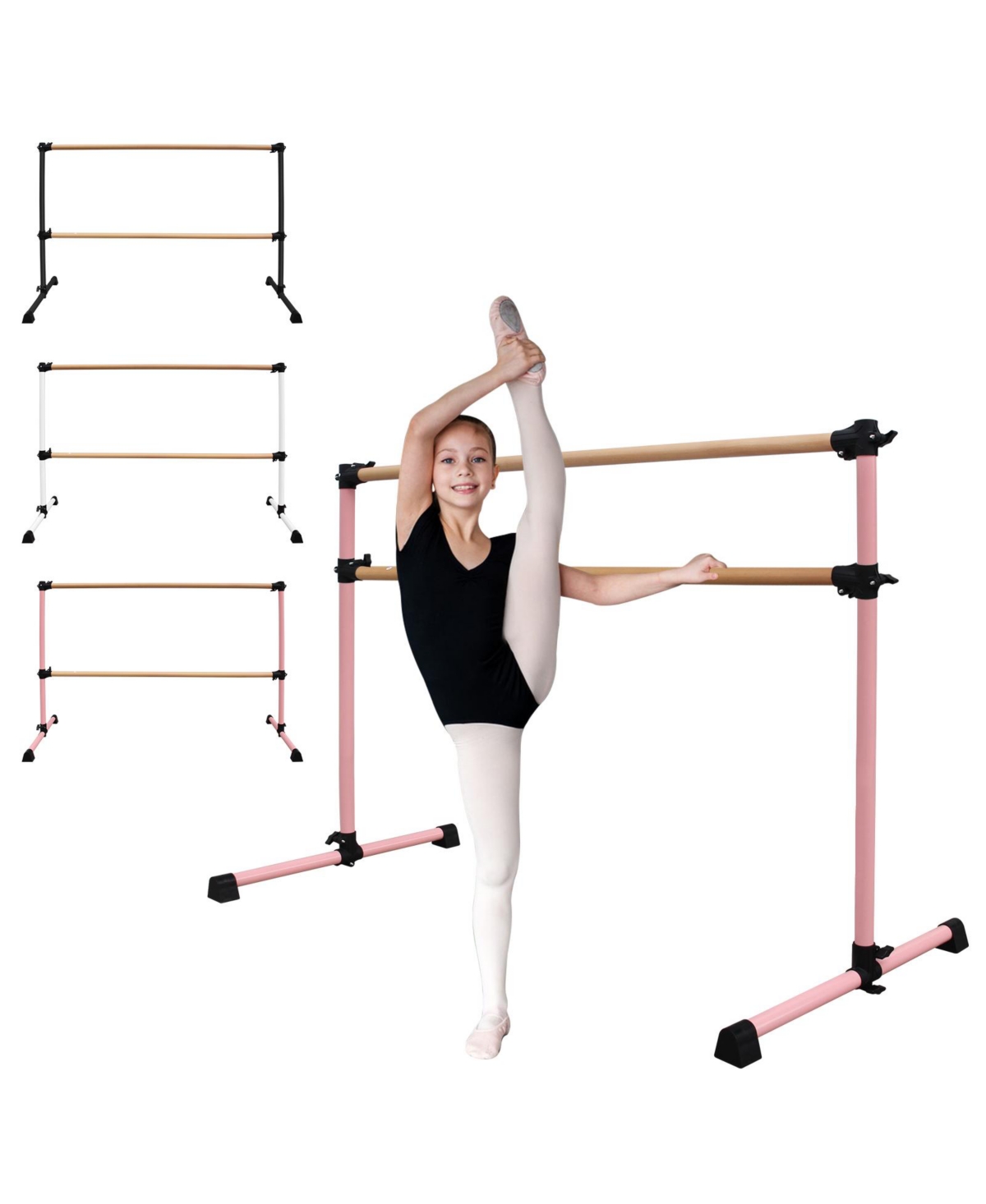 Click here for Zeny Solid Wood Ballet Barre With Adjustable Range... prices