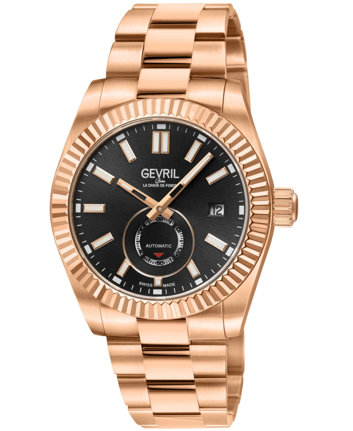 Click here for Gevril Mens Swiss Made West Village Swiss Automati... prices