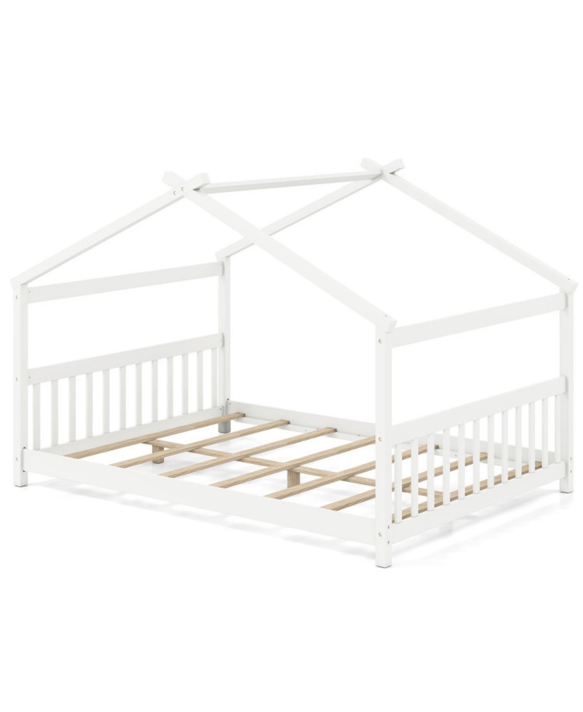 Click here for Sugift Full Size House Bed Montessori Floor Bed wi... prices