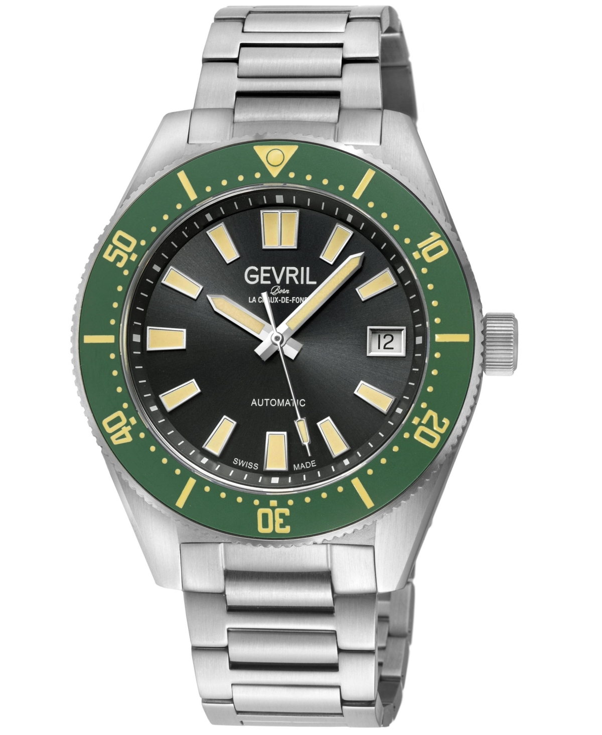 Click here for Gevril Mens Swiss Made Mariner Row Swiss Automatic... prices