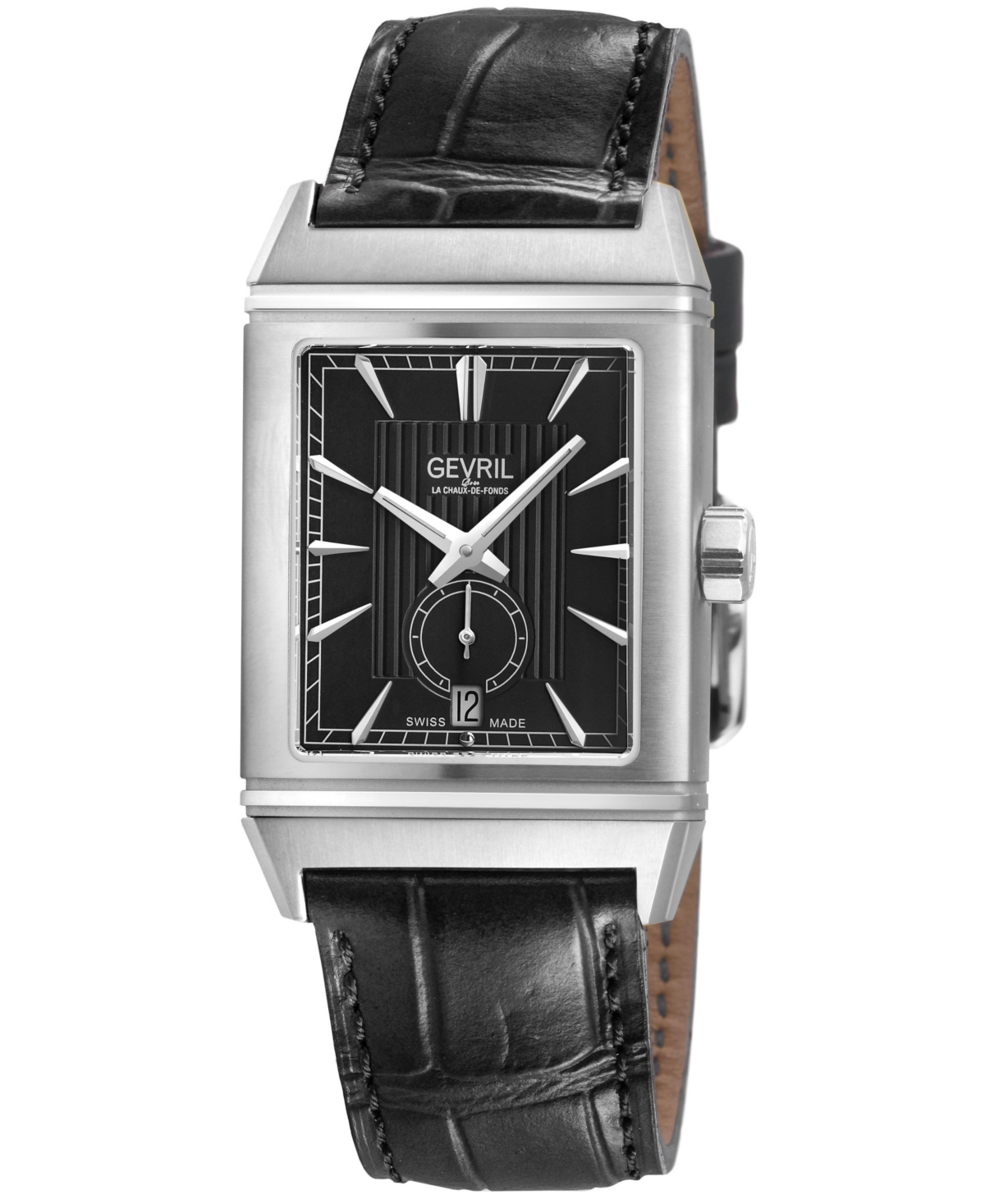Click here for Gevril Mens Swiss Made Time Square Swiss Automatic... prices