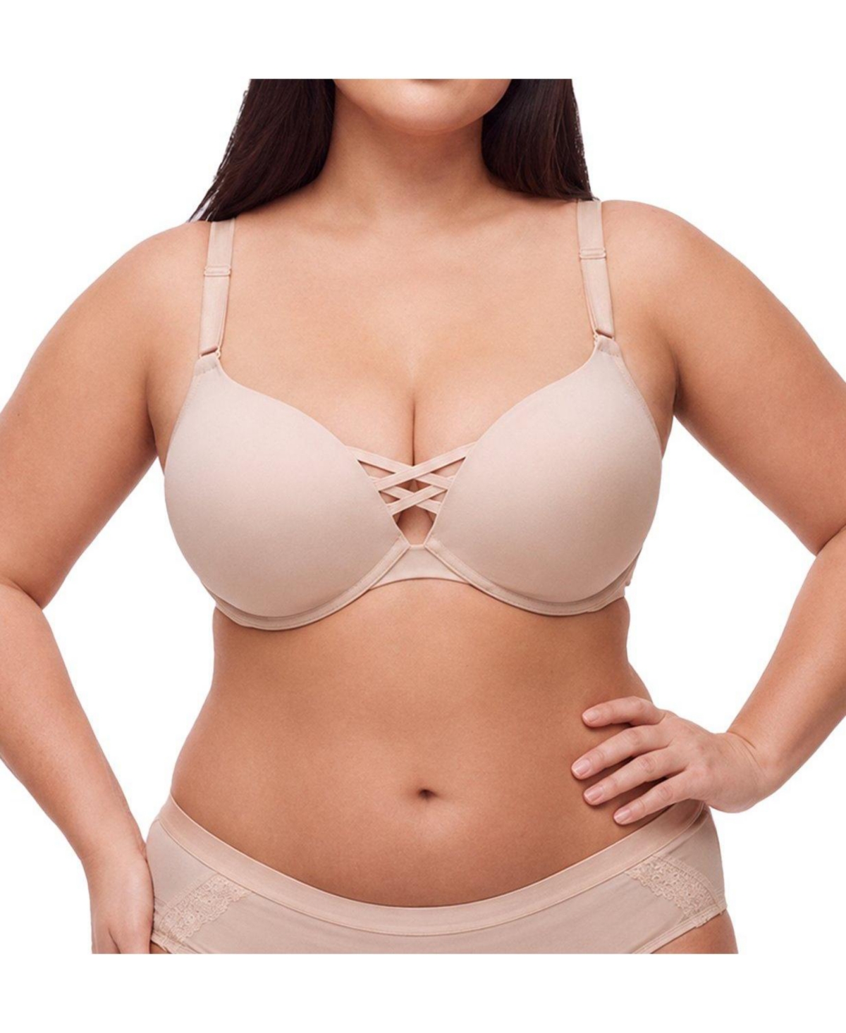 Click here for Torrid Womens Xo Plunge Push-Up Smooth Bra with Cr... prices