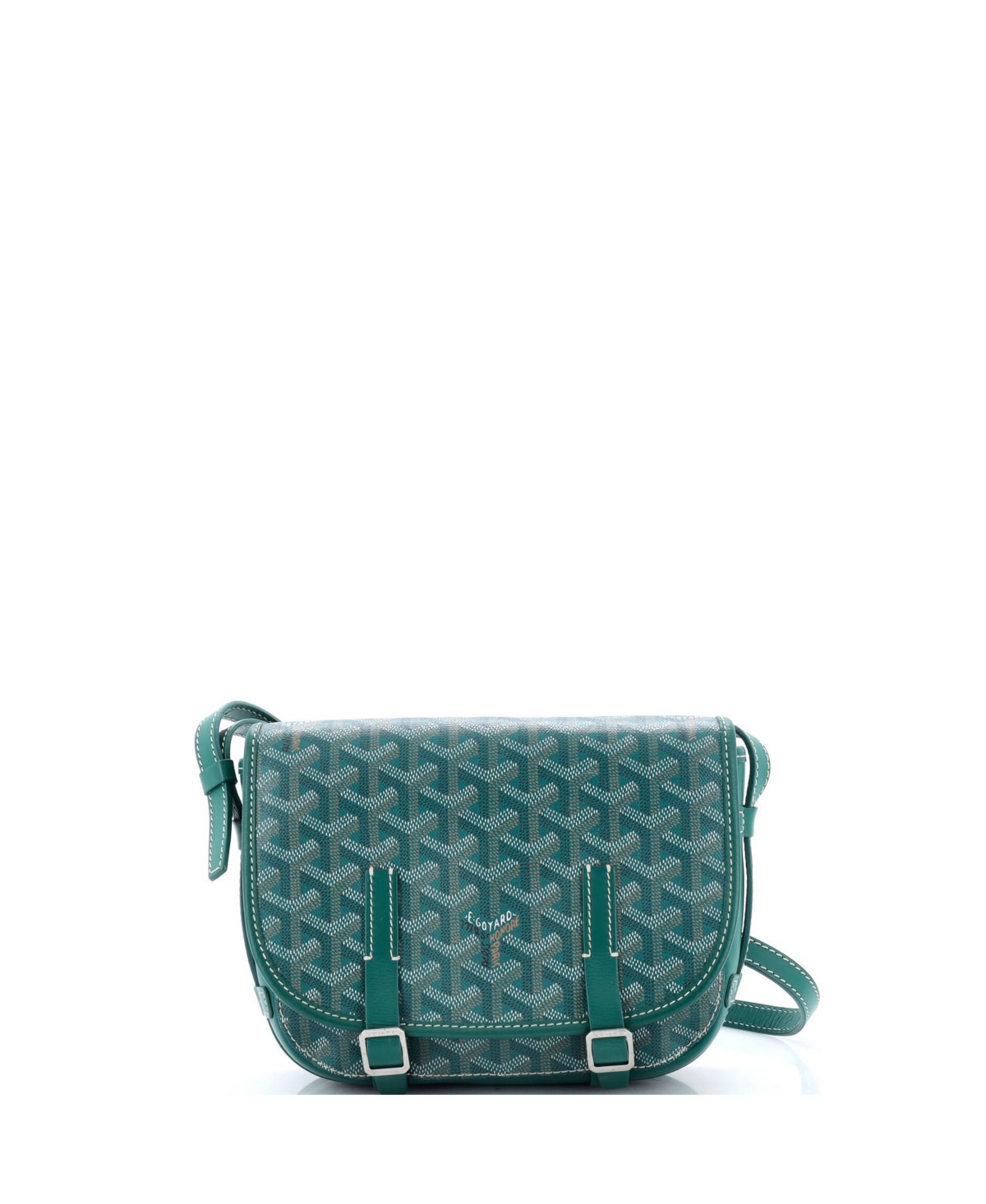 Click here for Pre-Owned Goyard Pm Belvedere Messenger Bag Coated... prices