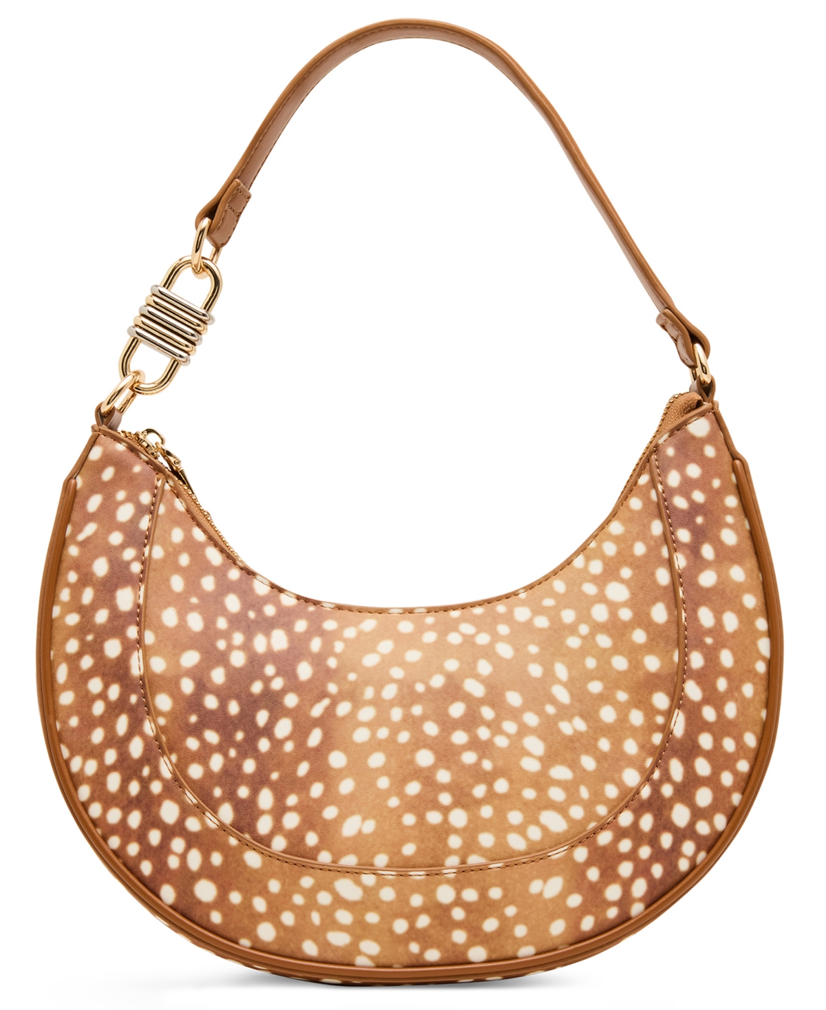 Click here for Steve Madden Lohan Small Shoulder Handbag - Tan Mu... prices