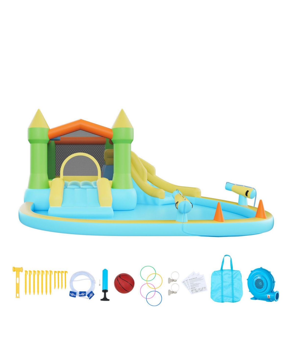 Click here for Hikeen 12.5 x 13.1 ft Inflatable Bounce House Wate... prices