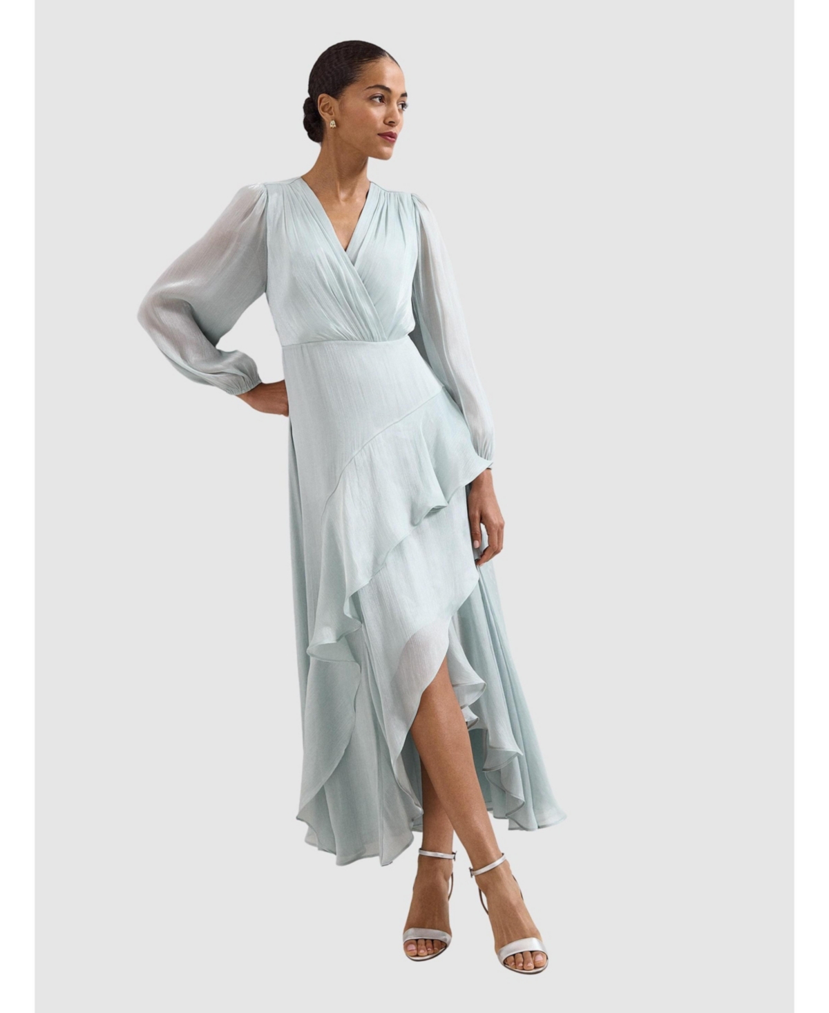 Click here for Phase Eight Womens Sylvie V-Neck Maxi Dress - Pale... prices