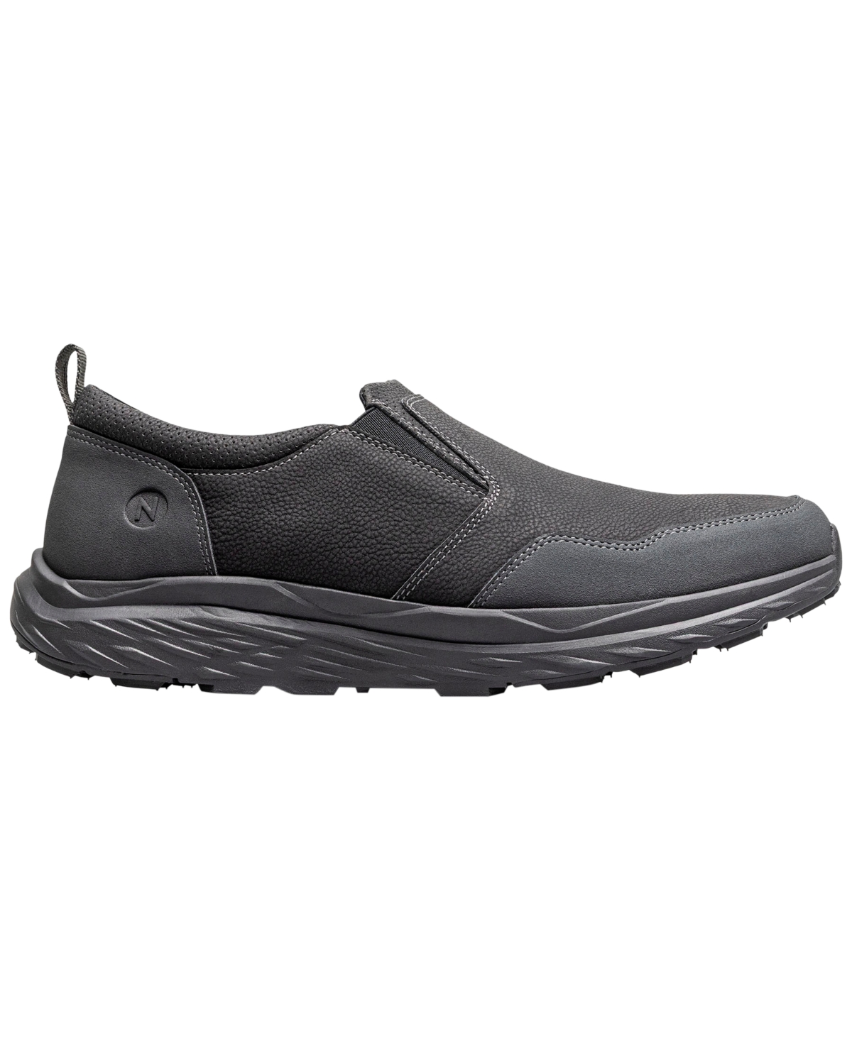 Click here for Nunn Bush Mens Jester Moc-Toe Loafers - Black prices
