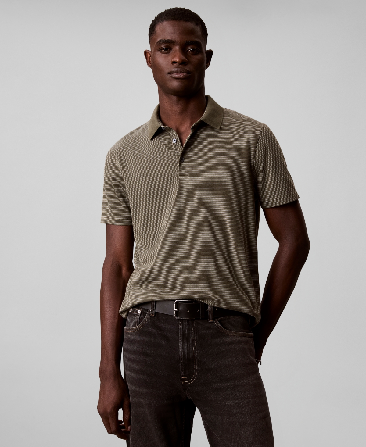 Click here for Calvin Klein Mens Supima Cotton horizontal Stripe... prices