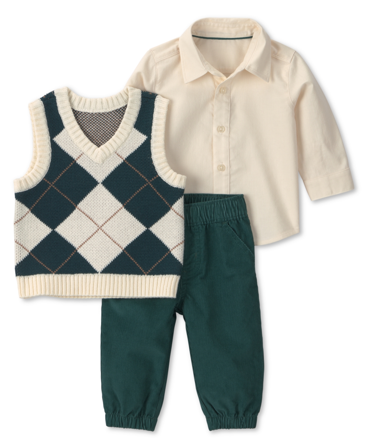 Click here for Carters Baby Boys Argyle Sleeveless Vest  Shirt an... prices