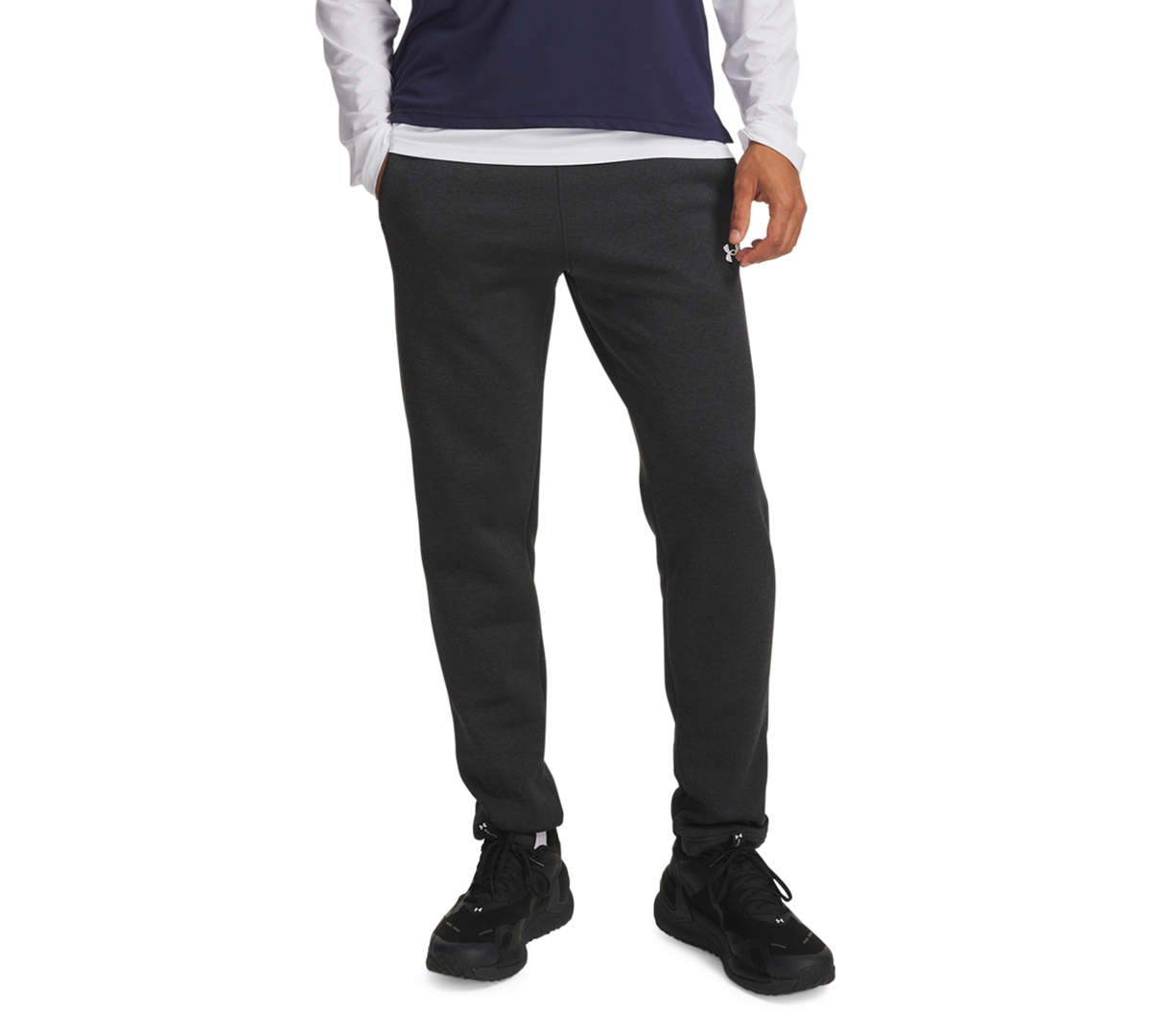 Click here for Under Armour Mens Fleece Twist Pants - Black/White prices