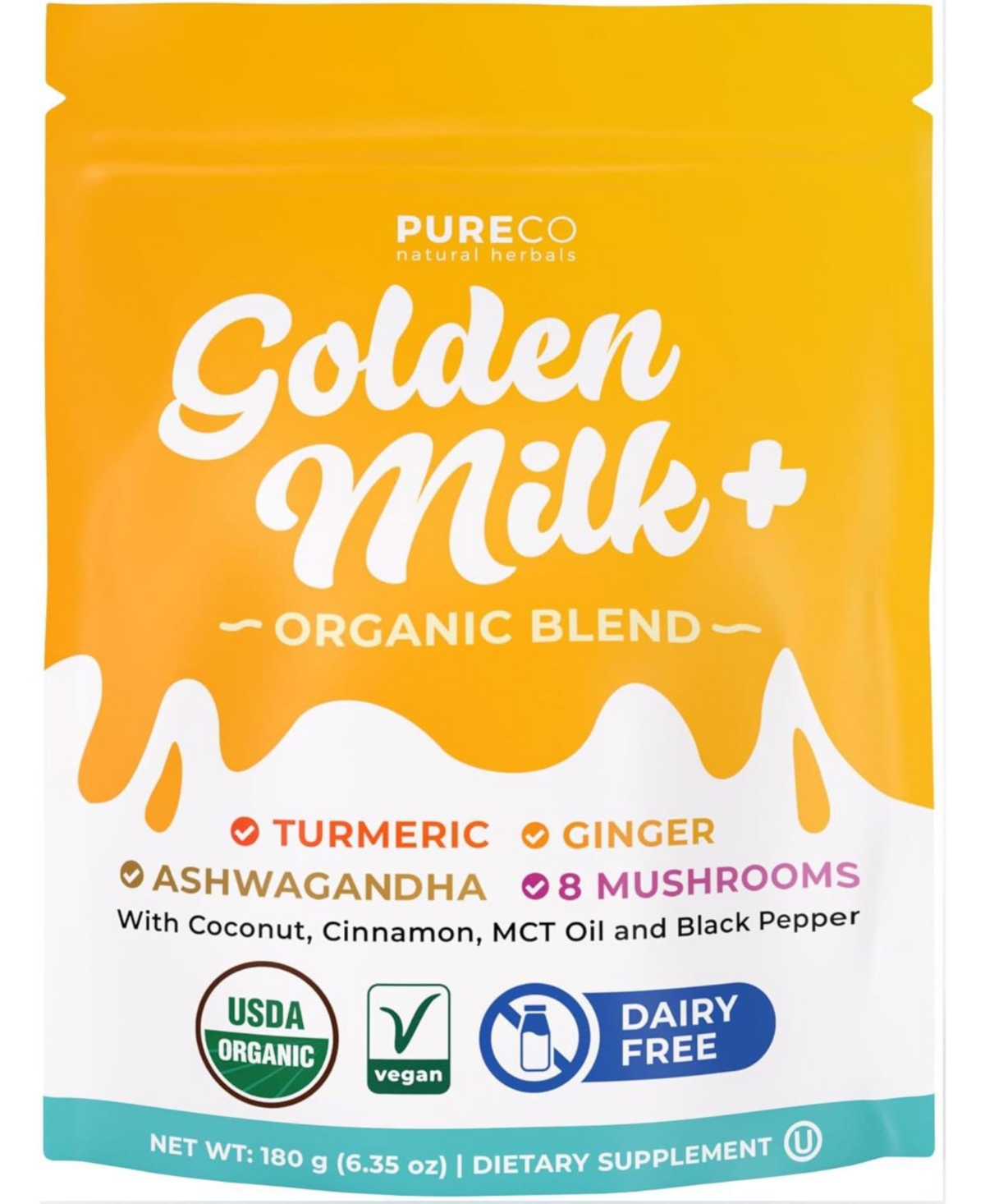 Click here for Pure Co Golden Milk Turmeric Drink Mix Powder prices