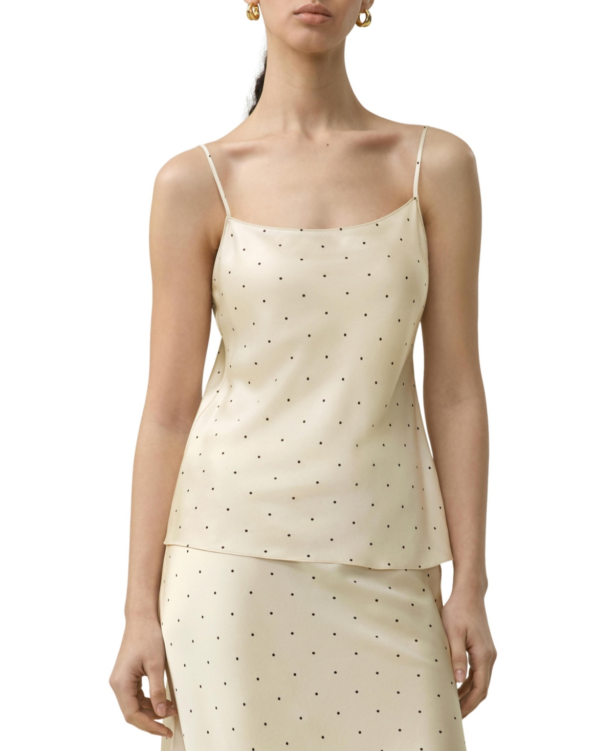 Click here for Lilysilk Womens Polka Dot V-Neck Sleeveless Silk C... prices