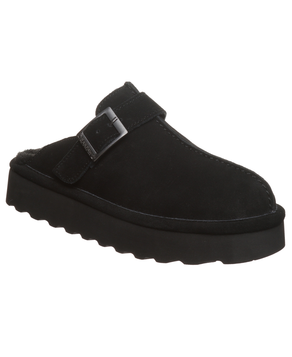 Click here for Bearpaw Womens Moxie Platform Suede Slip-On Clogs... prices