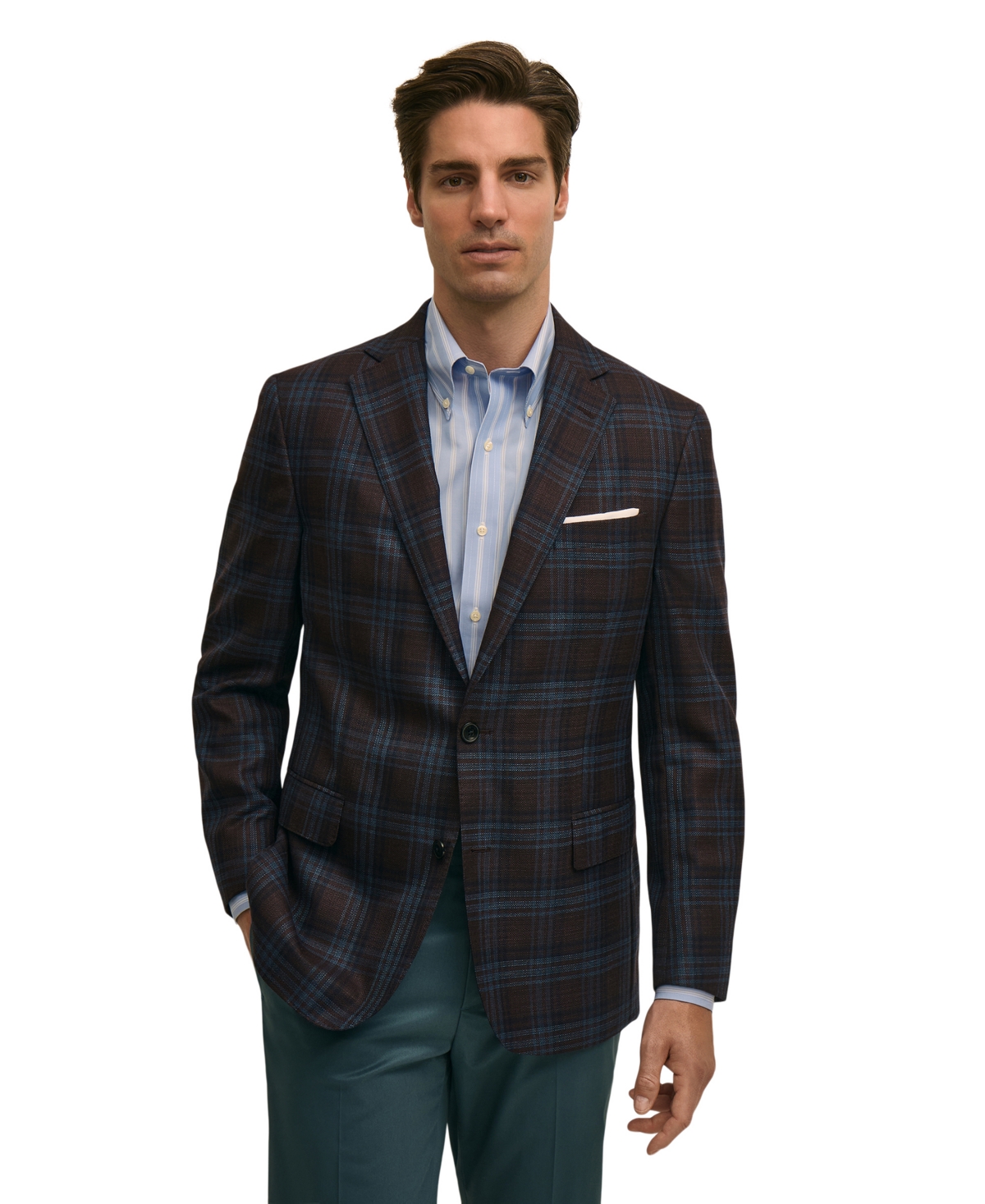 Click here for B by Brooks Brothers Mens Classic-Fit Notch-Lapel... prices