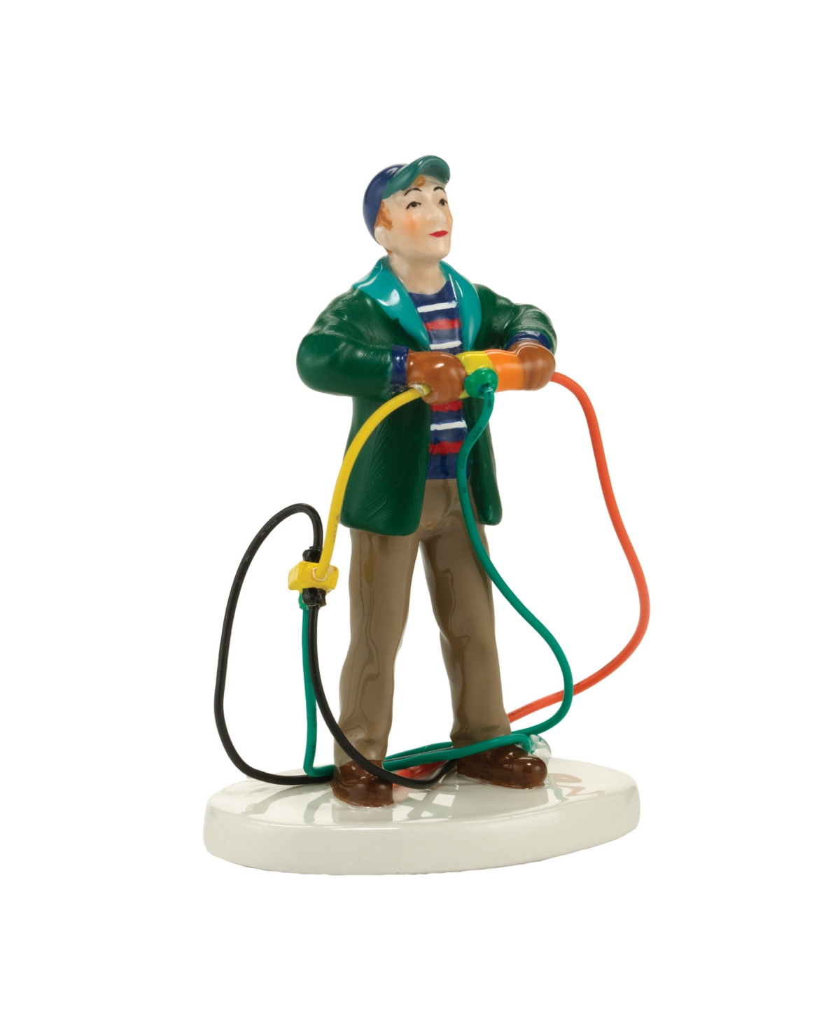 Click here for Department 56 Snow Village Fire It Up Dad Christma... prices