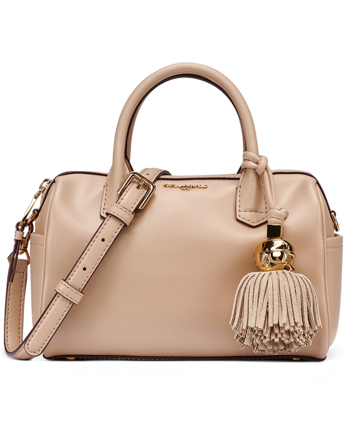 Click here for Karl Lagerfeld Paris Perette Barrel Leather Small... prices