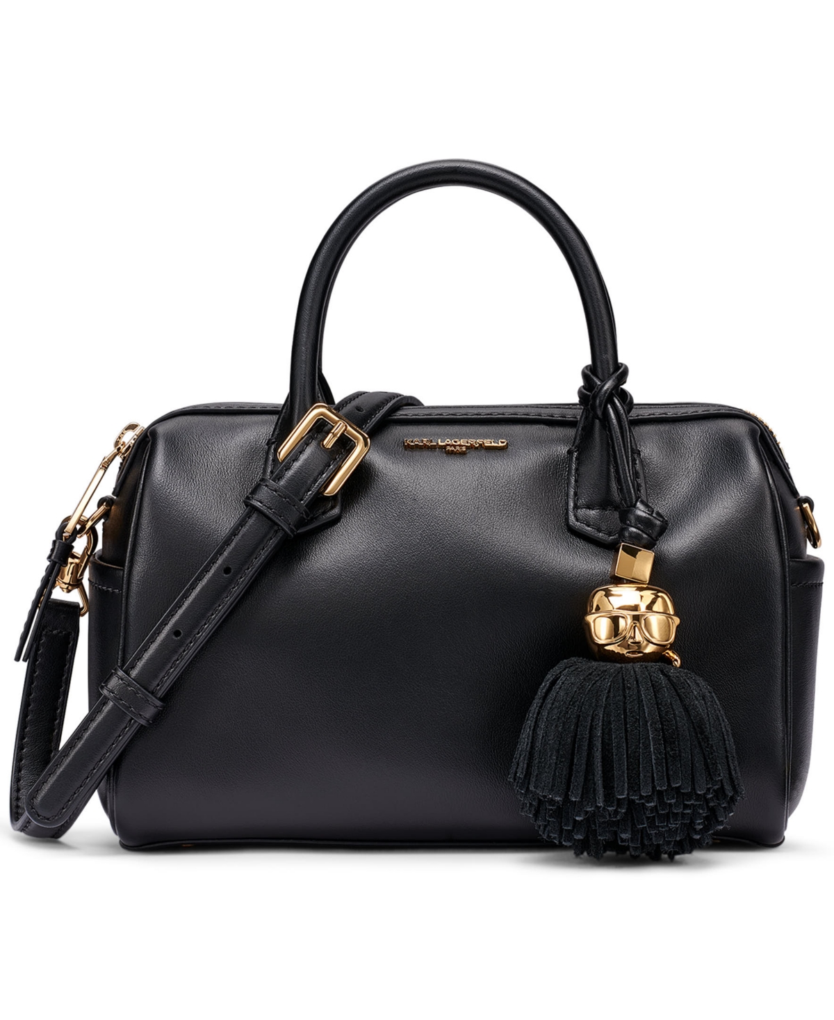 Click here for Karl Lagerfeld Paris Perette Barrel Leather Small... prices