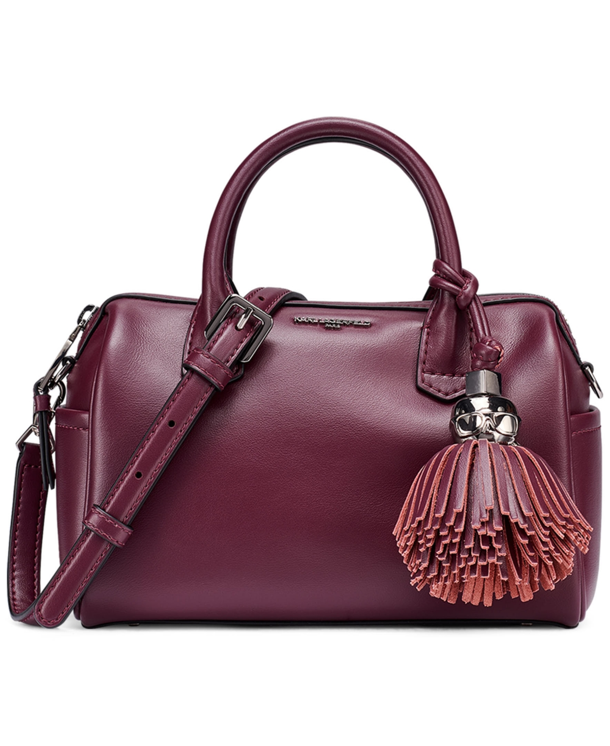 Click here for Karl Lagerfeld Paris Perette Barrel Leather Small... prices