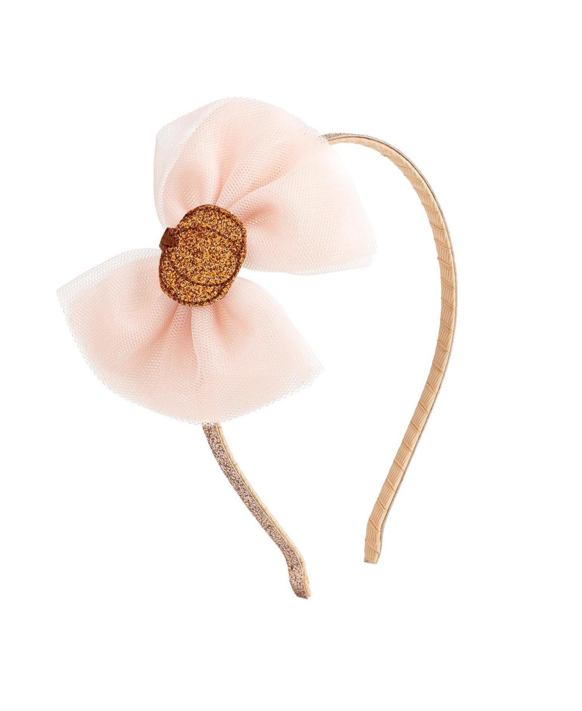 Click here for Sweet Wink Little and Big Girls Pumpkin Tulle Bow... prices