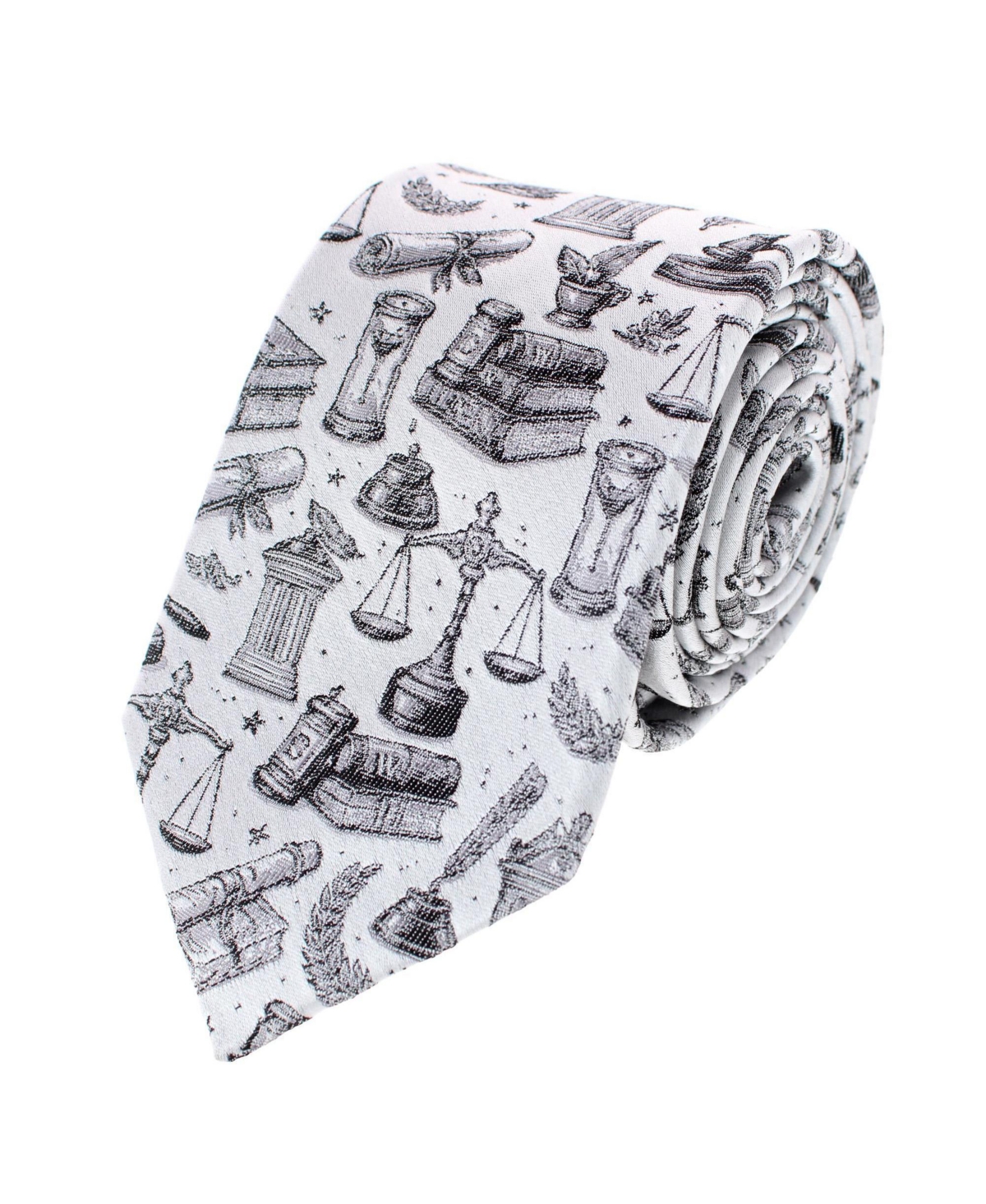 Click here for Trafalgar Mens Esquire Law Silk Novelty Necktie -... prices
