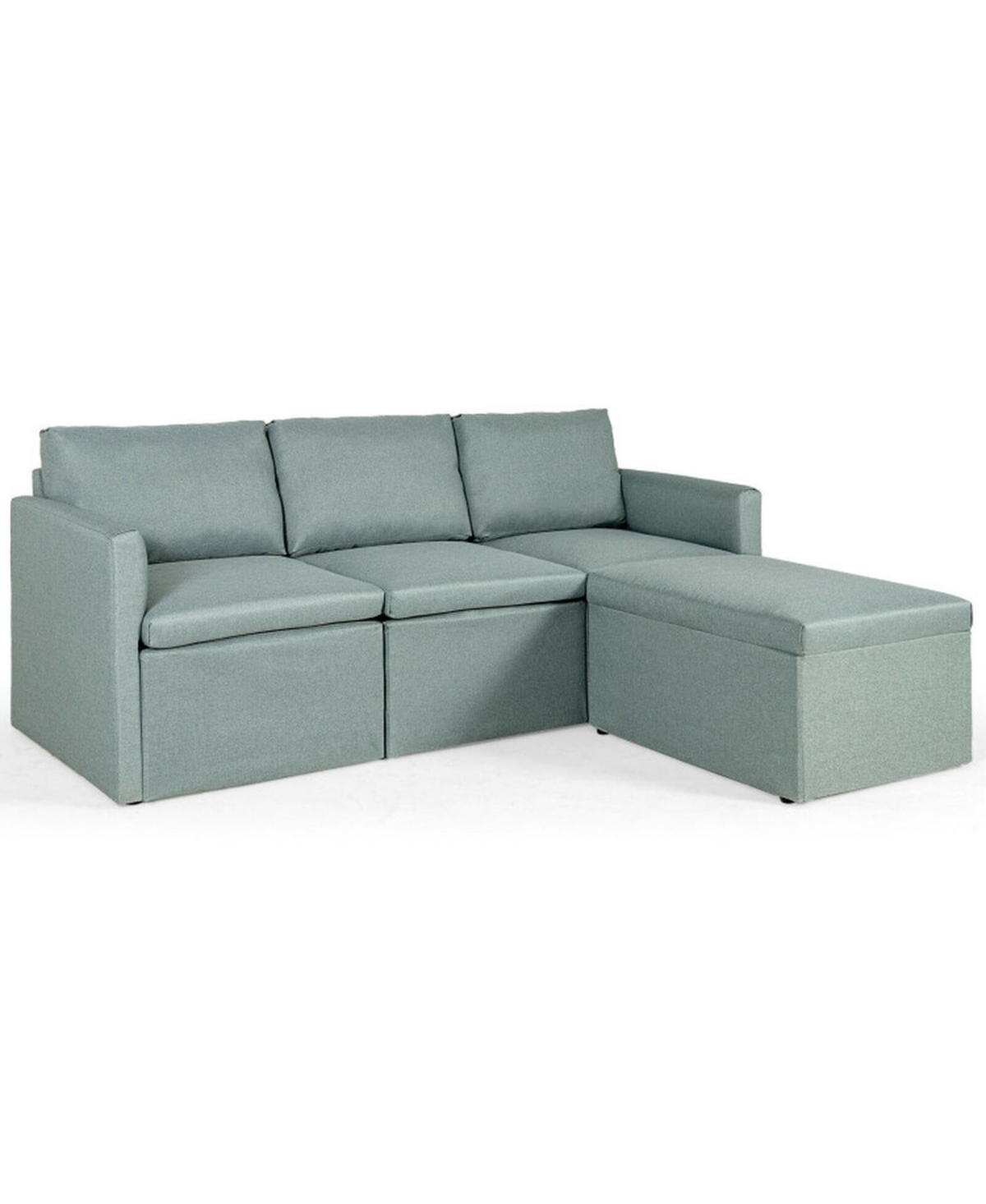 Click here for Sugift Convertible L-Shaped Sectional Sofa with Re... prices
