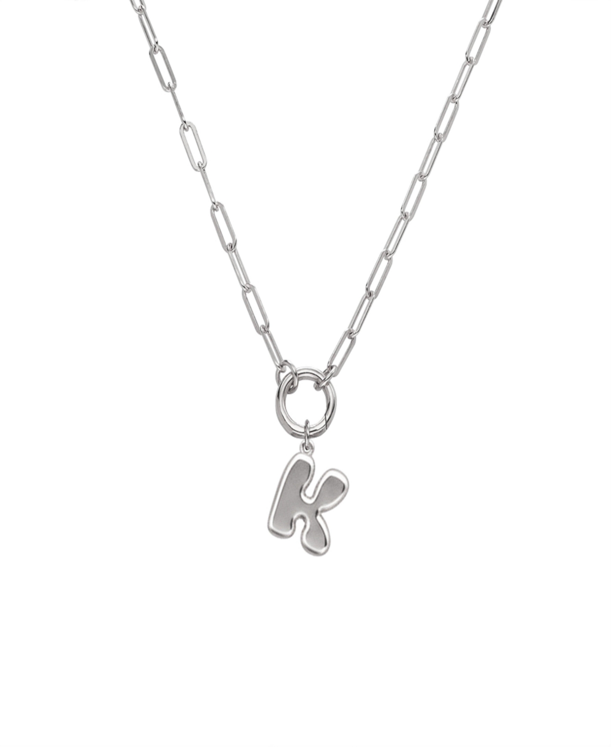Click here for Oak & Luna Bubble Up Initial Necklace - Sterling S... prices