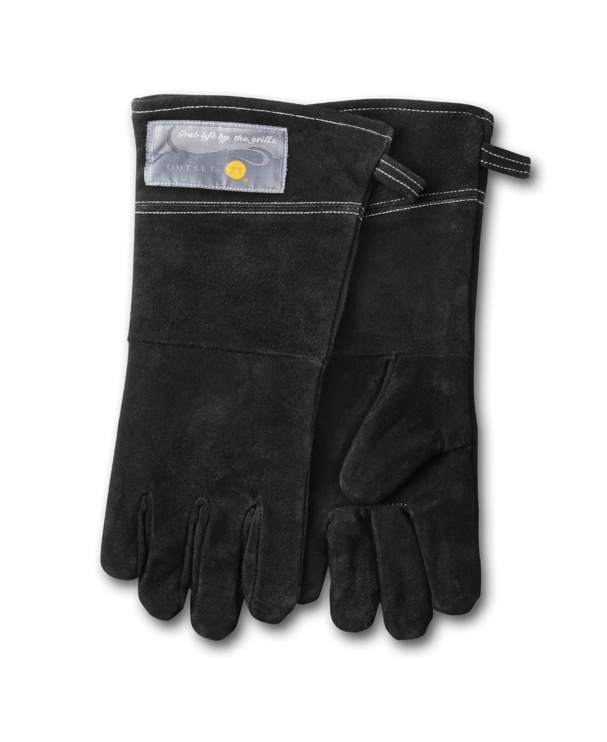 Click here for Outset Leather Set of 2 Grill Gloves - Black prices