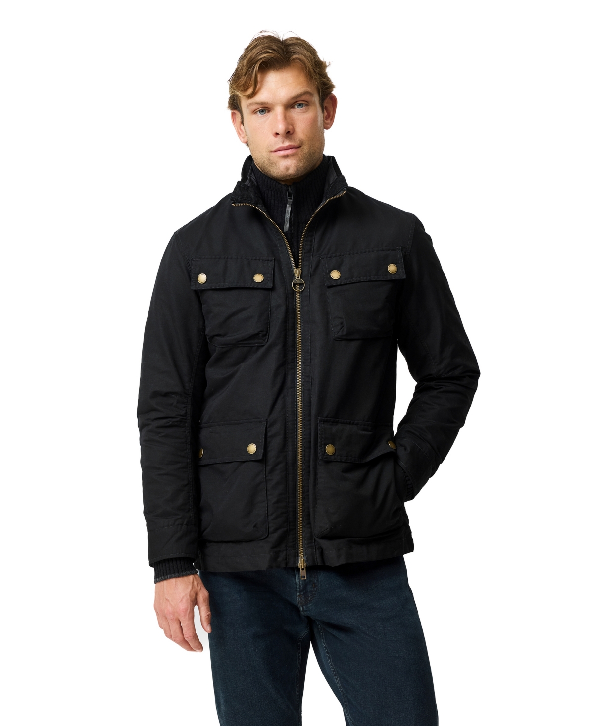 Click here for Rodd & Gunn Mens Aberdeen Cotton Jacket - Onyx prices