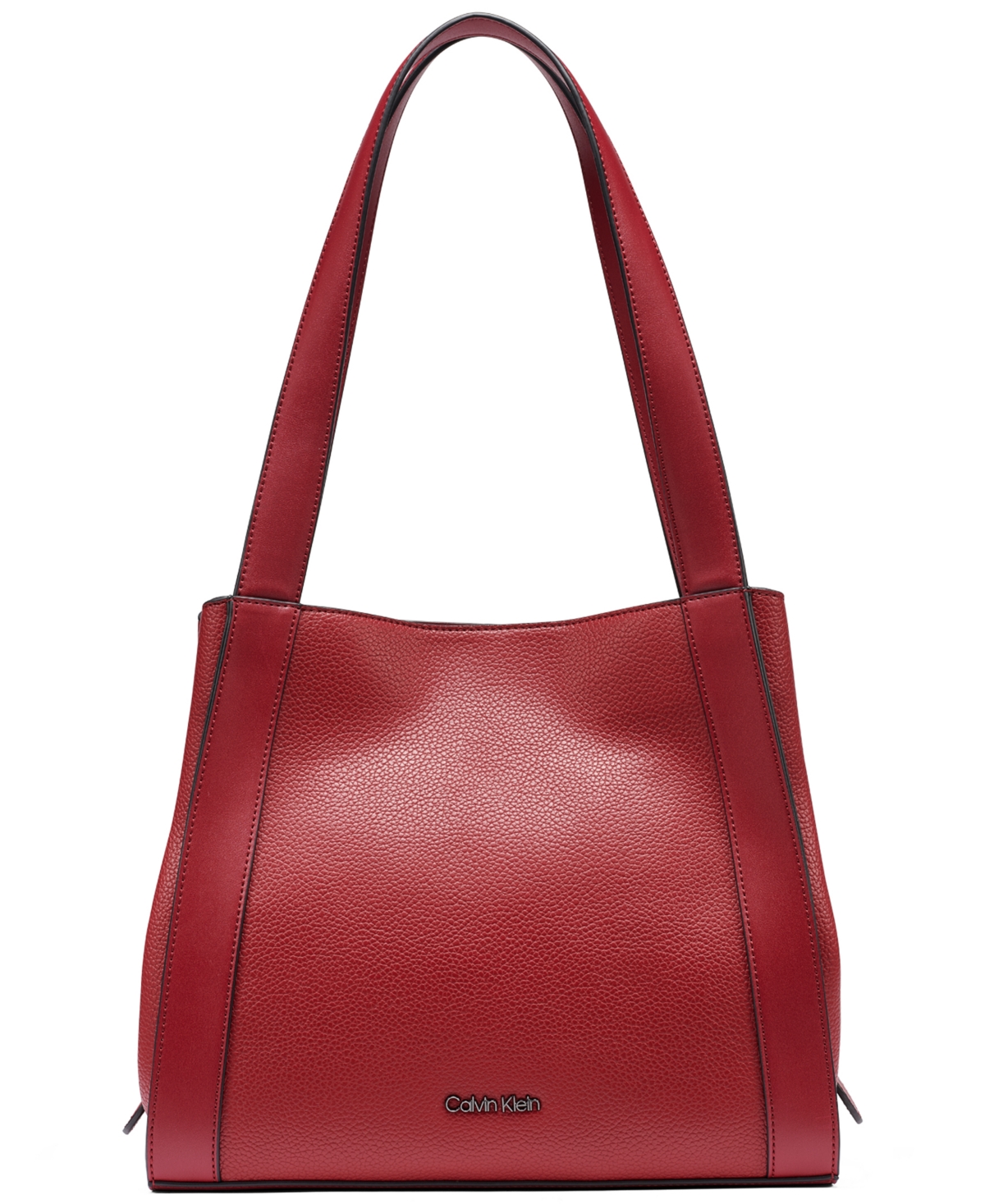Click here for Calvin Klein Masie Magnetic Snap Medium Tote Handb... prices