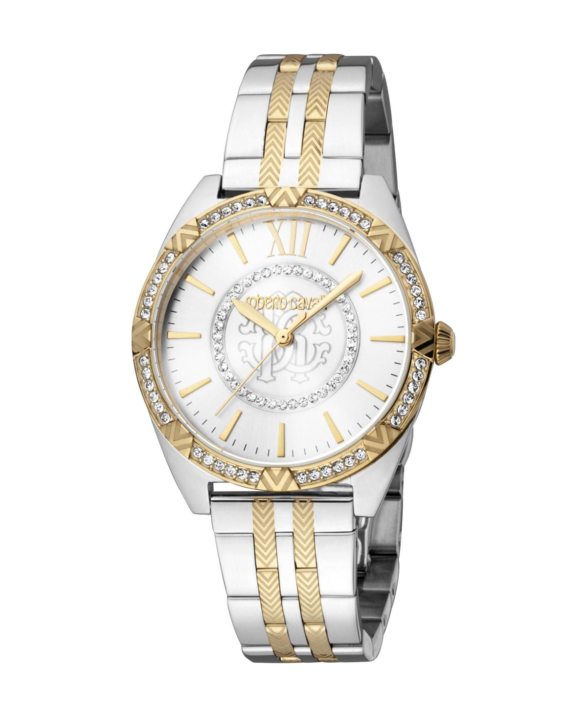 Click here for Roberto Cavalli Womens Glam Quartz Two Tone Stainl... prices