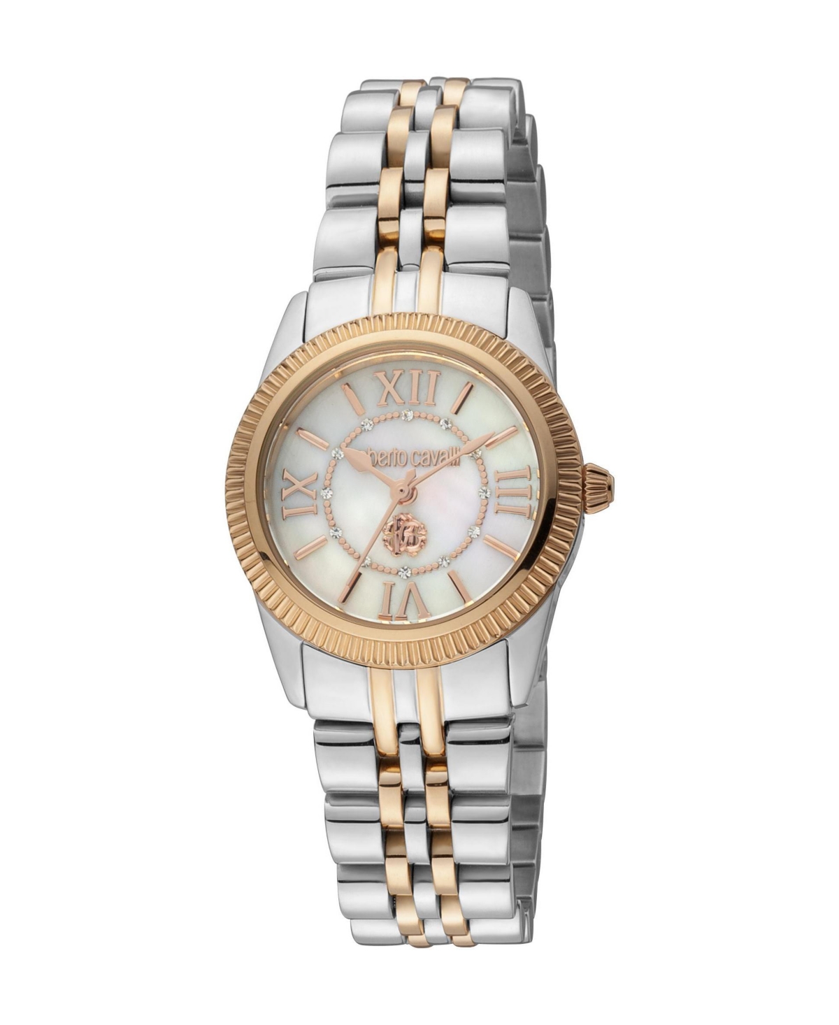 Click here for Roberto Cavalli Womens Mini Quartz Two Tone Stainl... prices