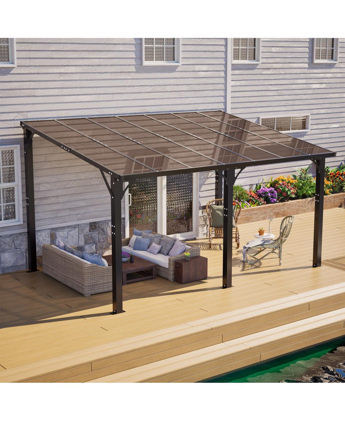 Click here for Asagikoiai 9x13 Ft Hardtop Gazebo  Aluminum Patio... prices
