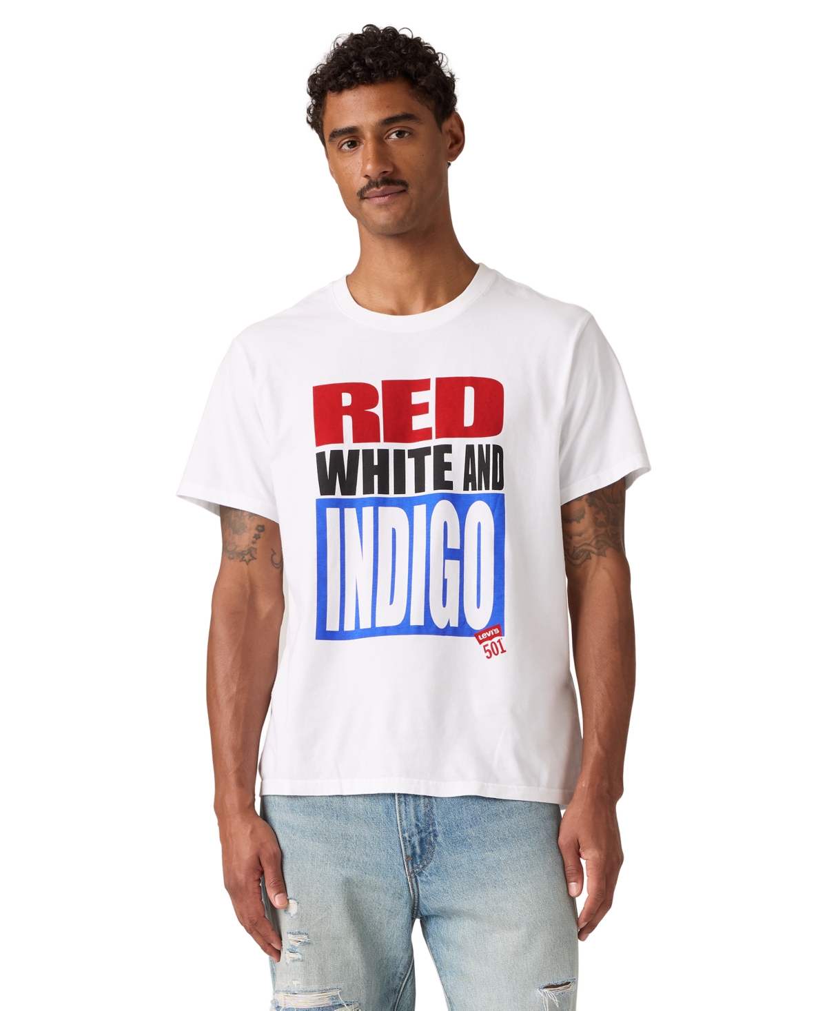 Click here for Levis Mens Signature Graphics Crewneck T-Shirt - W... prices