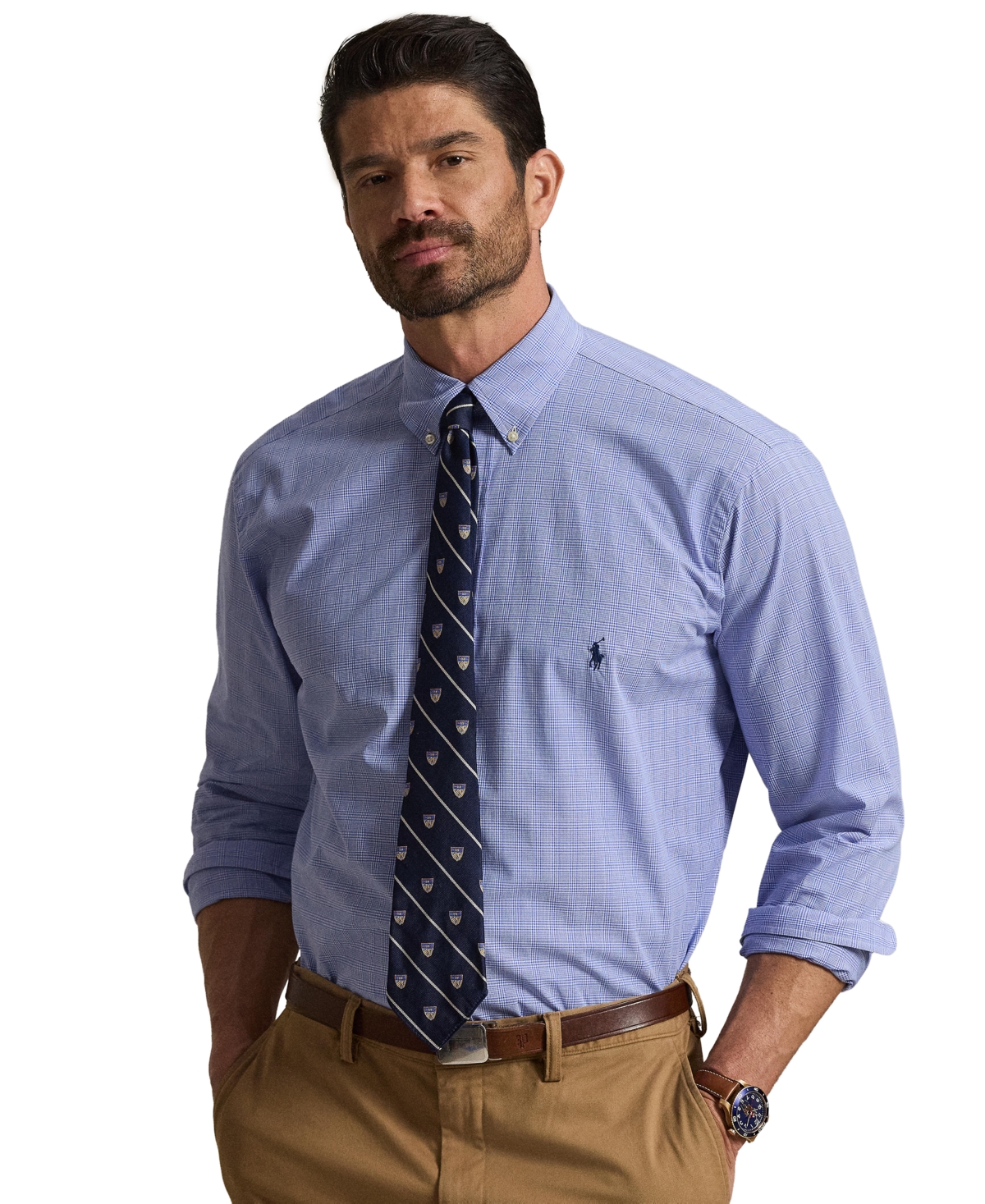 Click here for Polo Ralph Lauren Mens Big & Tall Checked Stretch... prices